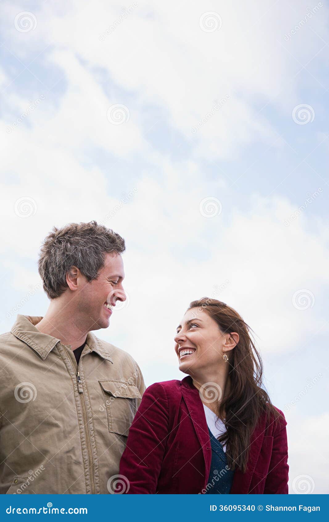 A couple face to face stock photo. Image of ethnicity - 36095340