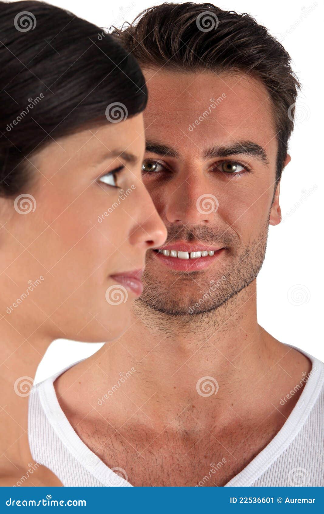 Couple Facing Different Directions Stock Image - Image of pride, leader ...