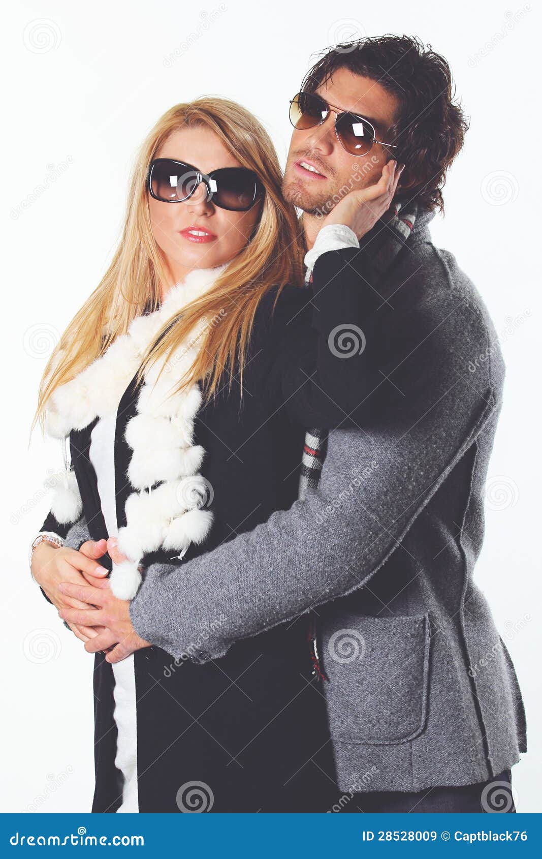 Couple of fashion models stock image. Image of dress - 28528009