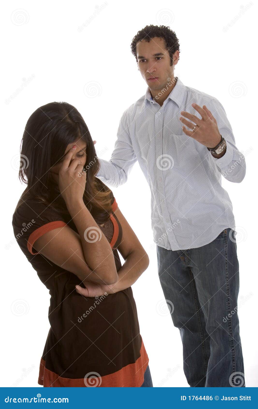 Couple Fighting stock photo. Image of couples, women, woman - 1764486