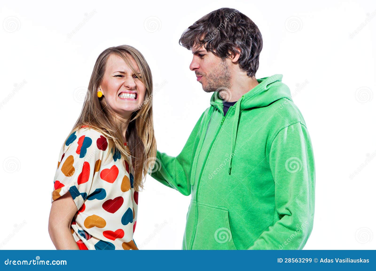 Couple fighting stock image. Image of young, conflict - 28563299