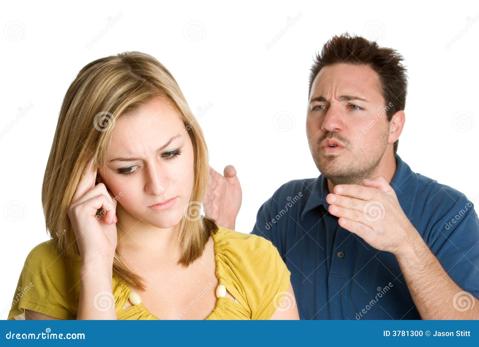 Couple Fighting stock photo. Image of marriage, relationship - 3781300