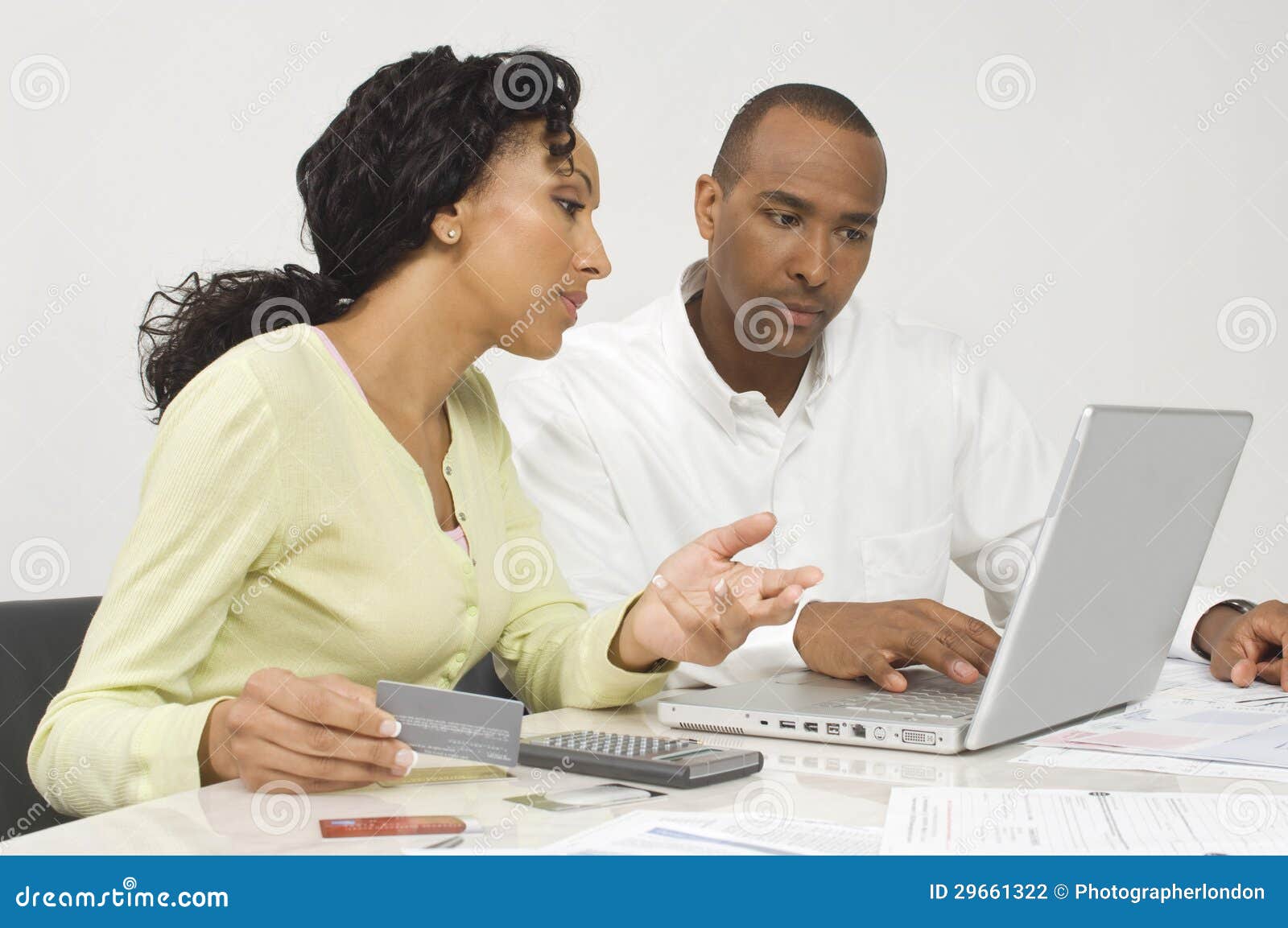 Couple Figuring Out Finances Stock Photo - Image of financial ...