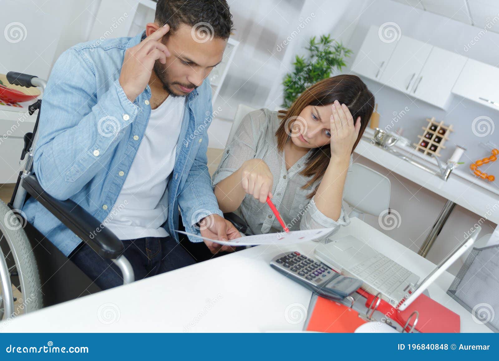 Couple and Financial Problem Stock Photo - Image of house, budget ...