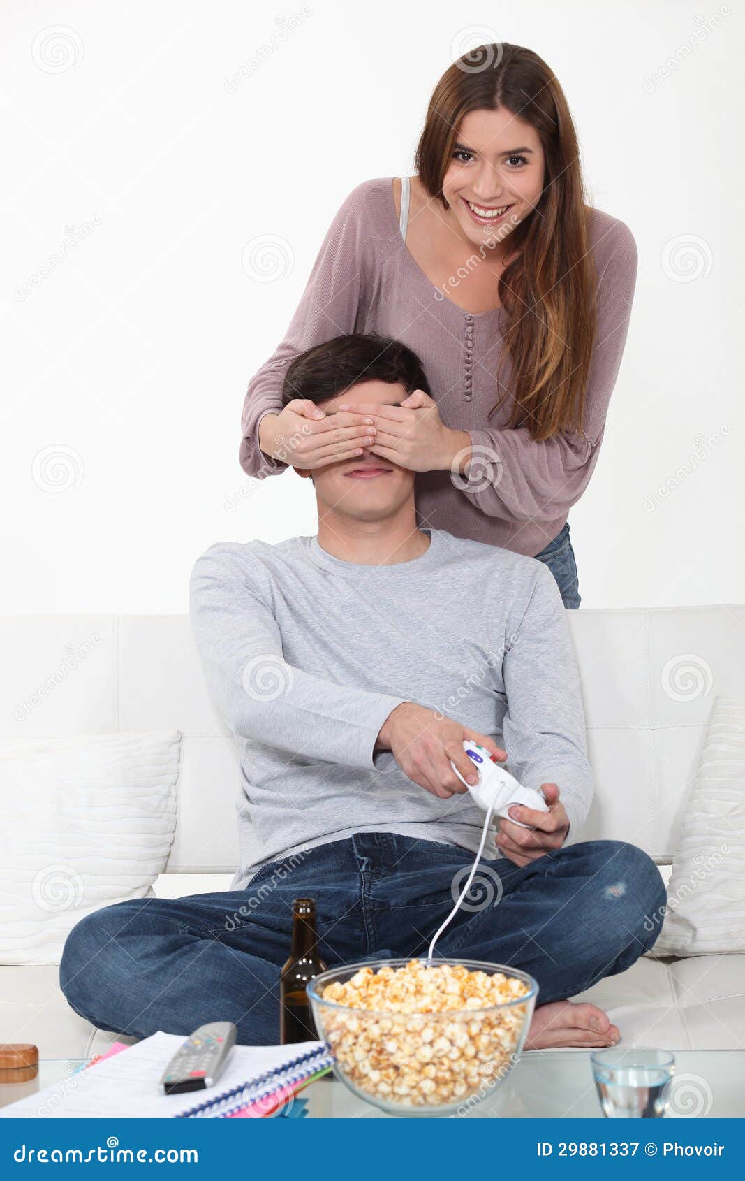 Couple fooling around stock image. Image of activity - 29881337