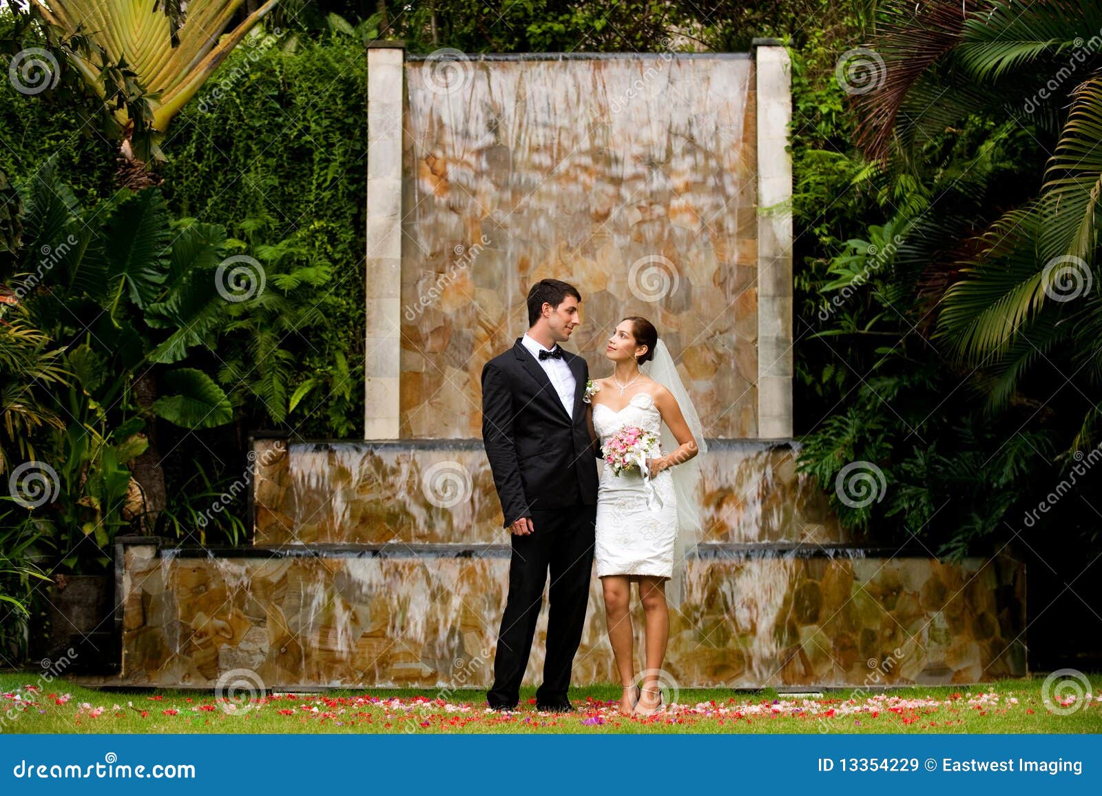 Couple Getting Married stock image. Image of outdoors - 13354229