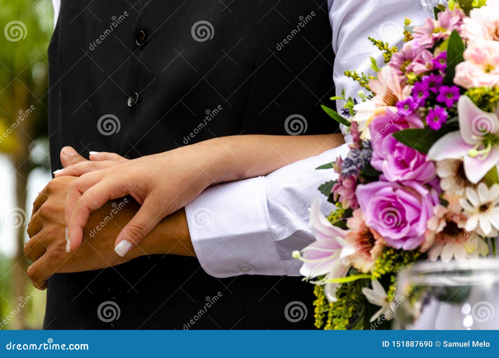 Couple Getting Married in Brazil. Stock Photo - Image of wedding, bride ...