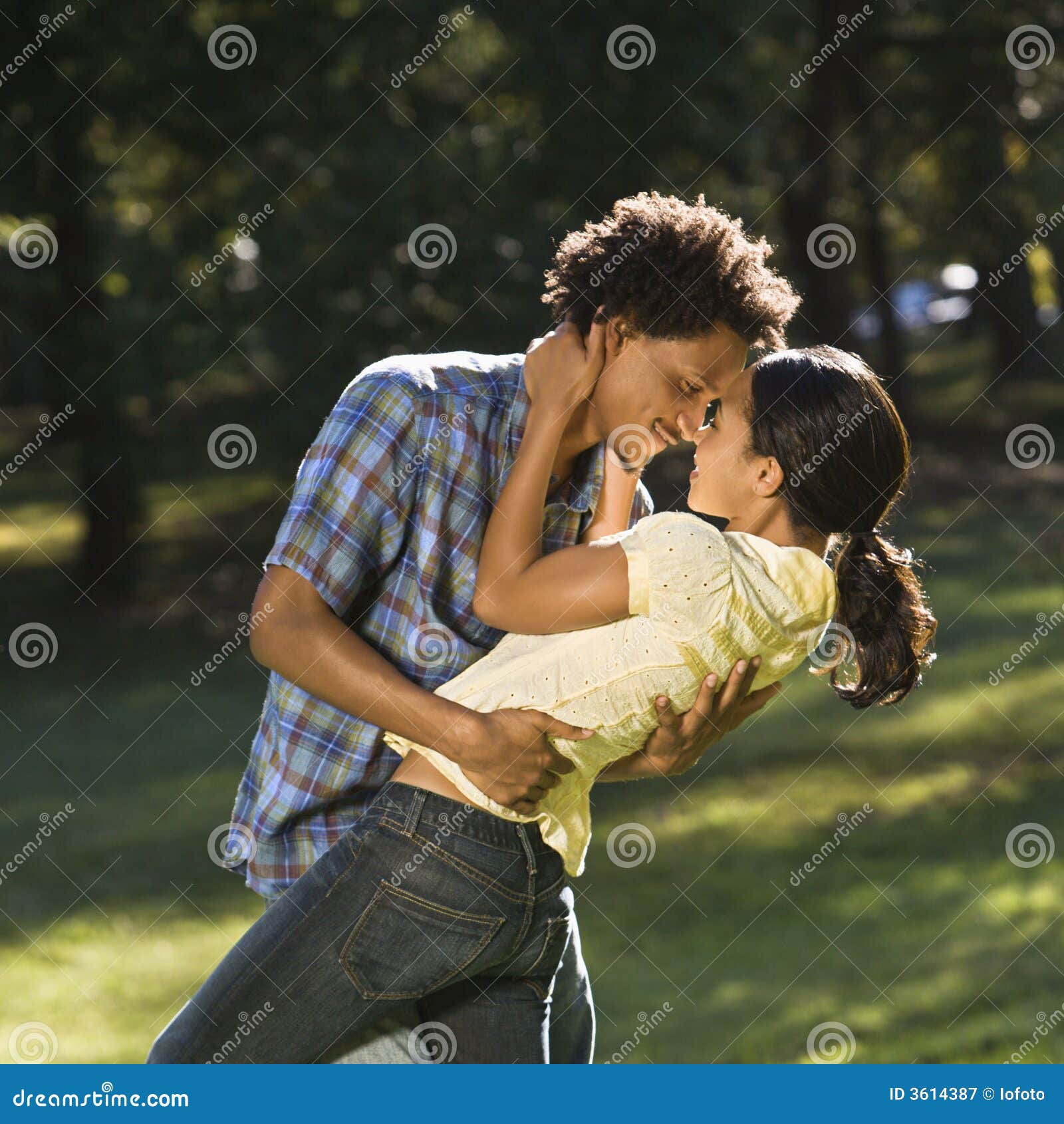 Couple getting romantic. stock image. Image of closeness - 3614387