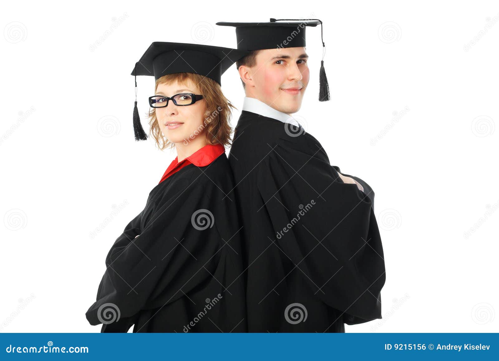 Couple of graduates stock photo. Image of academic, diploma - 9215156