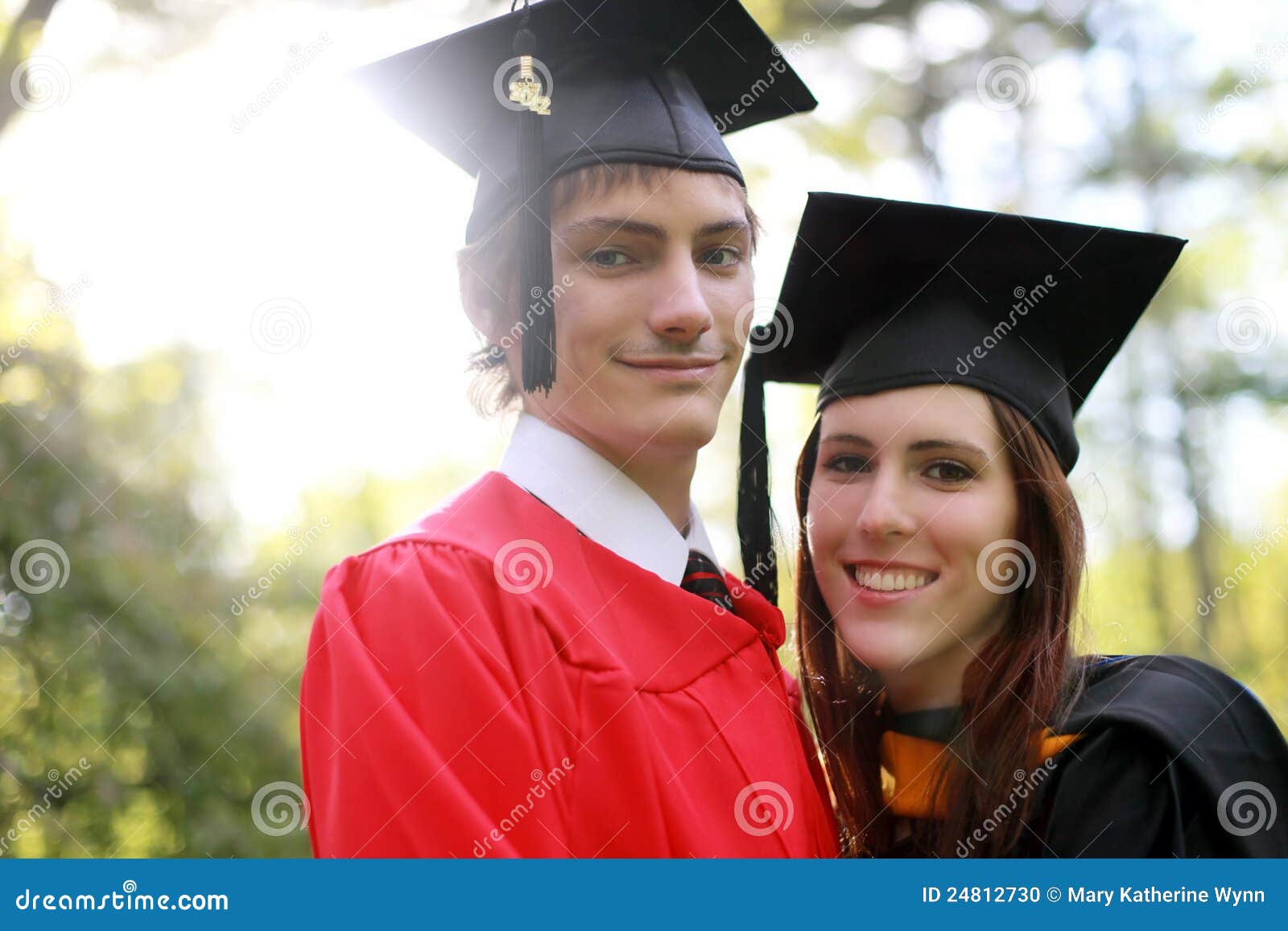 Couple at Graduation stock photo. Image of concepts, natural - 24812730