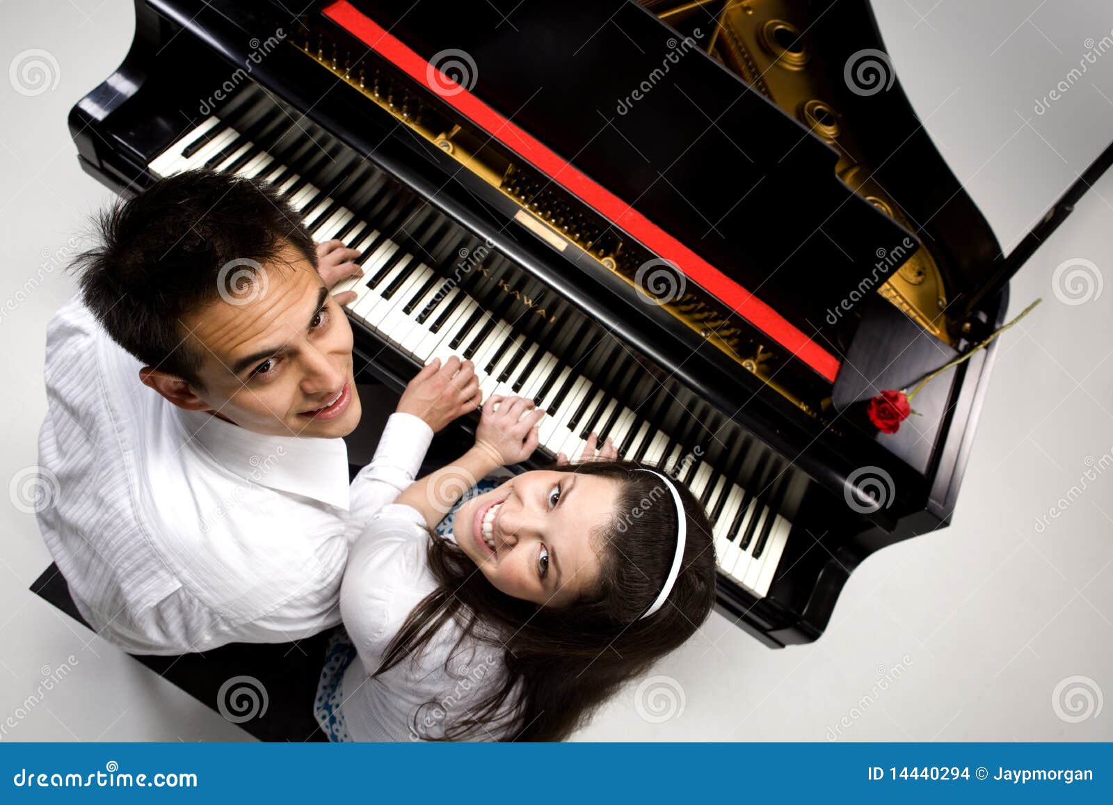 Couple with Grand piano 5 stock photo. Image of background - 14440294