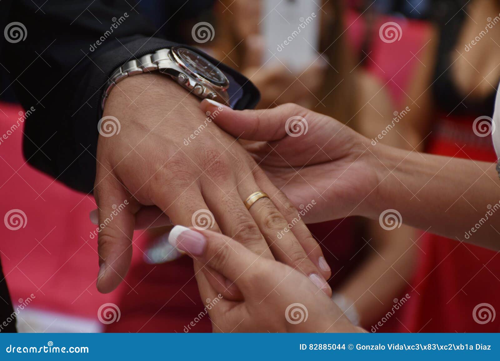 Couple hands with ring stock photo. Image of married - 82885044