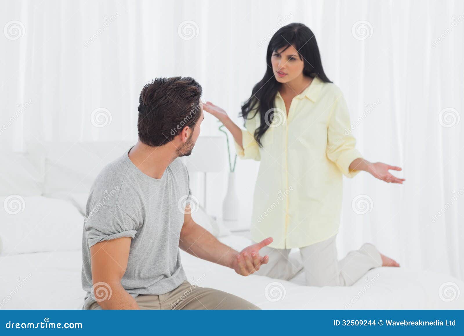Couple has dispute stock photo. Image of offended, adult - 32509244