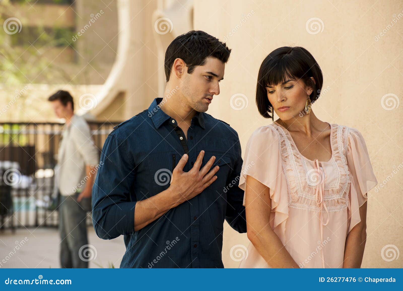 Couple have a disagreement stock photo. Image of color - 26277476