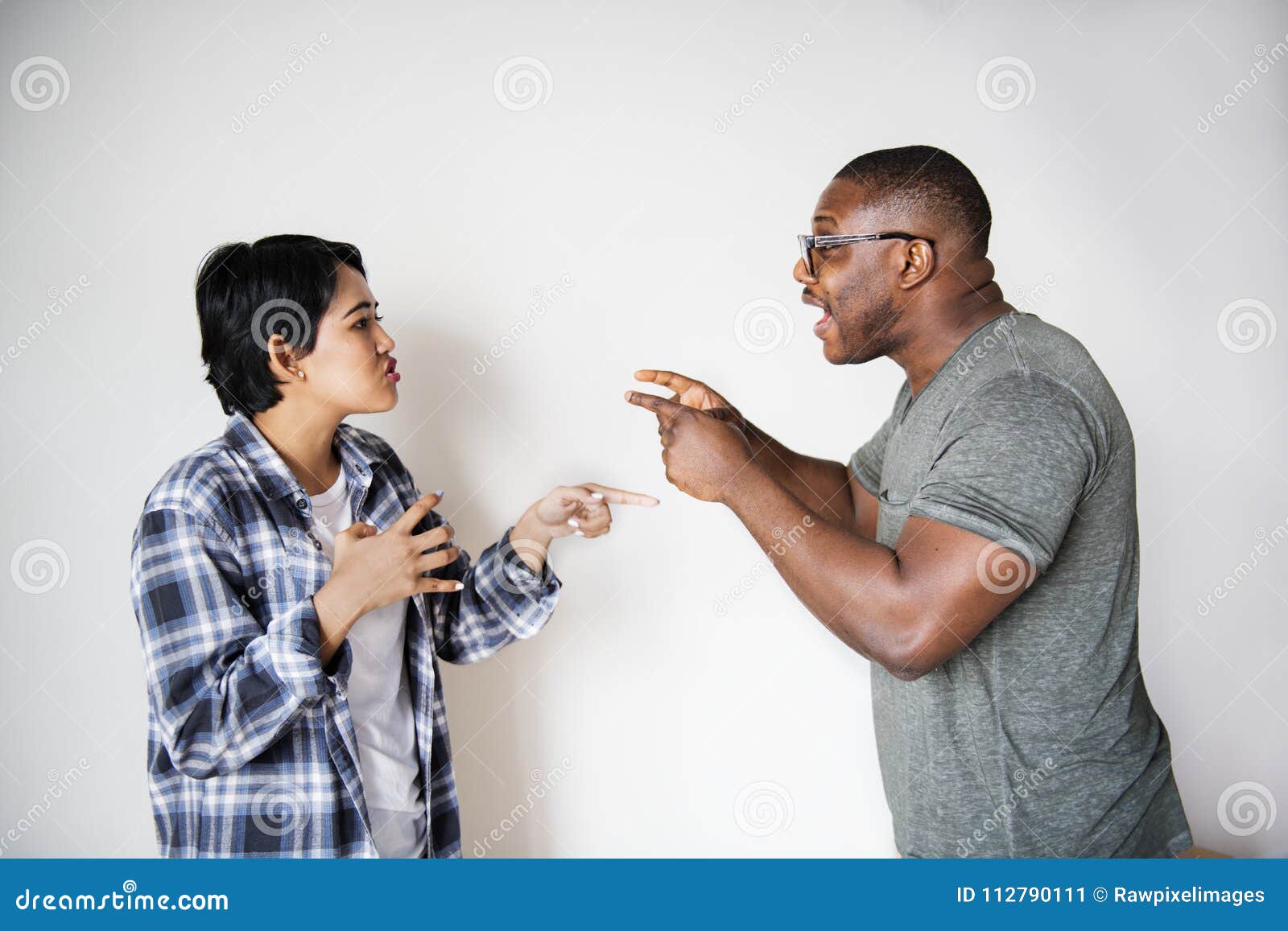 A Couple Having an Argument Stock Image - Image of expression, crisis ...