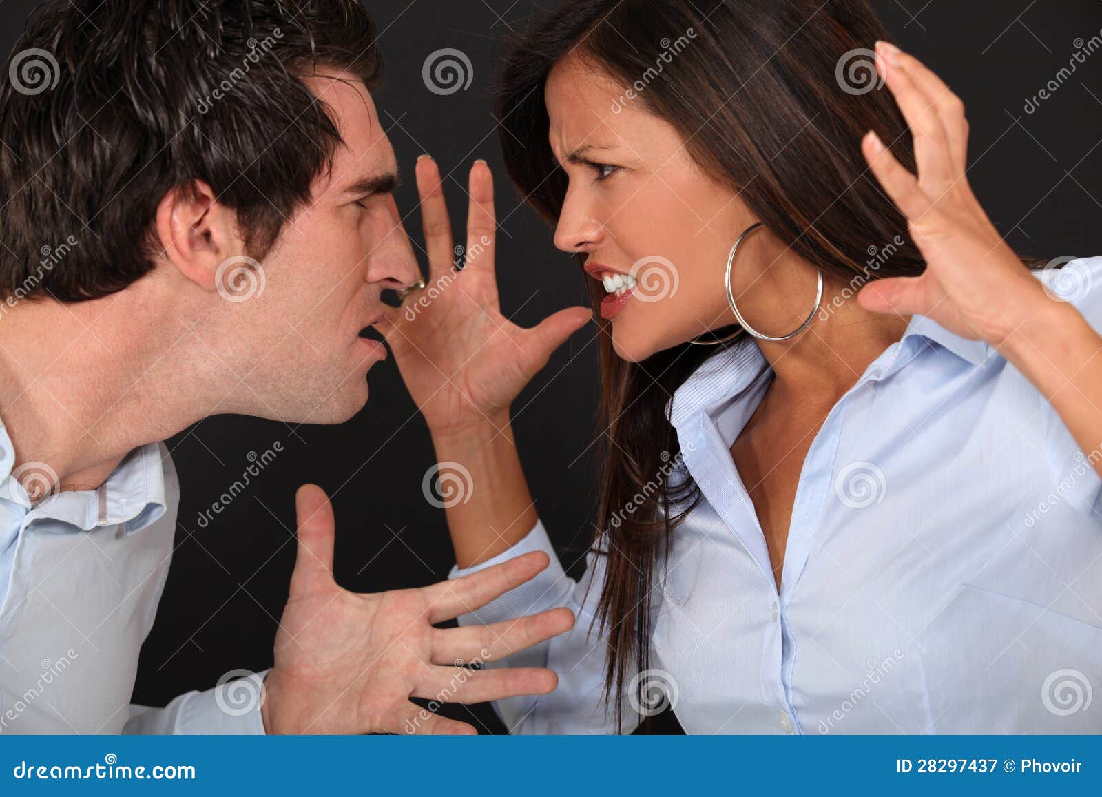 Couple having argument stock image. Image of husband - 28297437