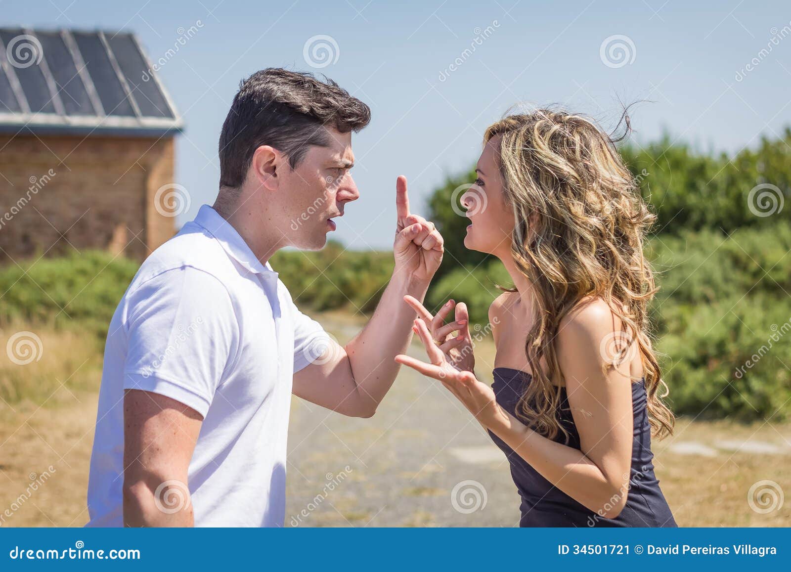 Couple Having Argument in Quarrel Stock Image - Image of depression ... Couple Having Argument in Quarrel Stock Image - Image of depression ...