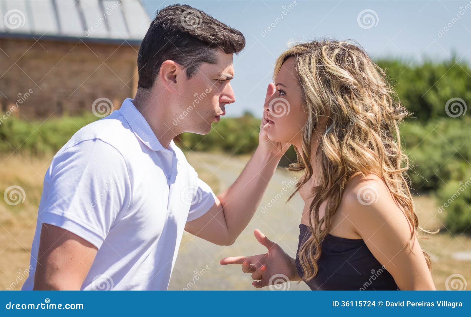 Couple Having Argument in Quarrel Stock Photo - Image of couple ... Couple Having Argument in Quarrel Stock Photo - Image of couple ...