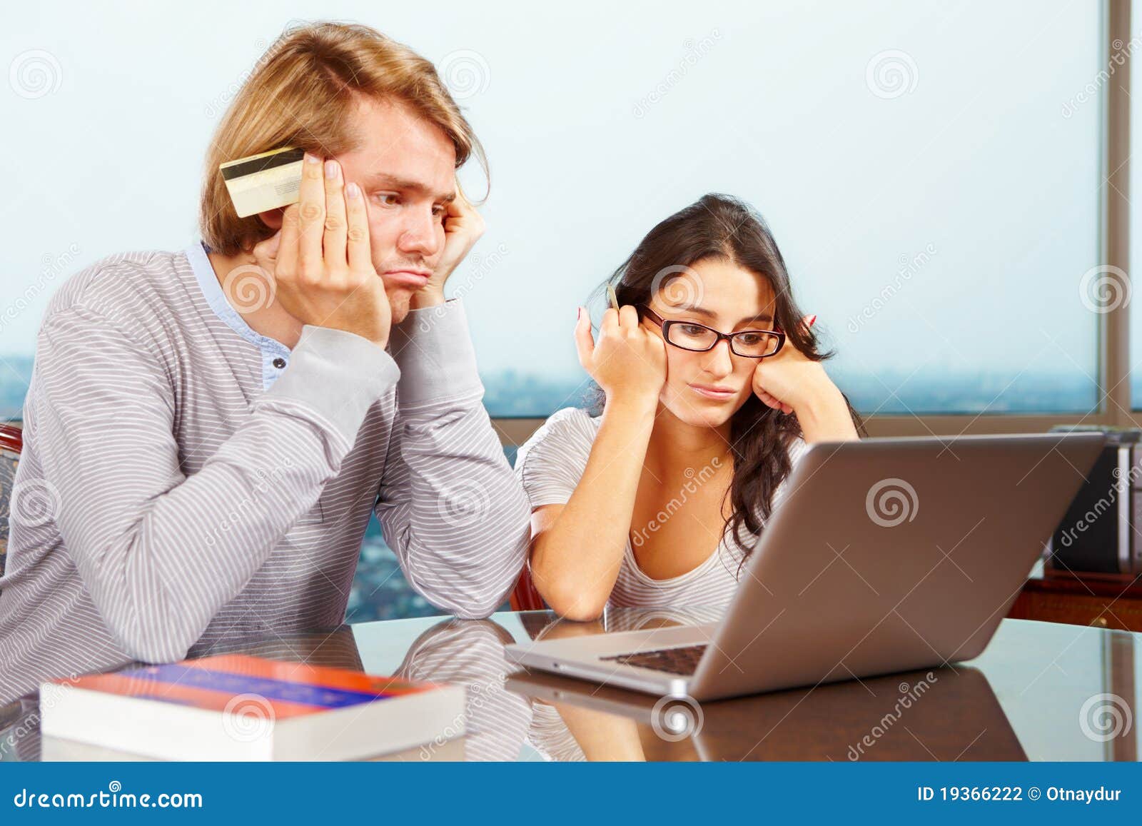 Couple Having Financial Problem Stock Photo - Image of financial, card ...