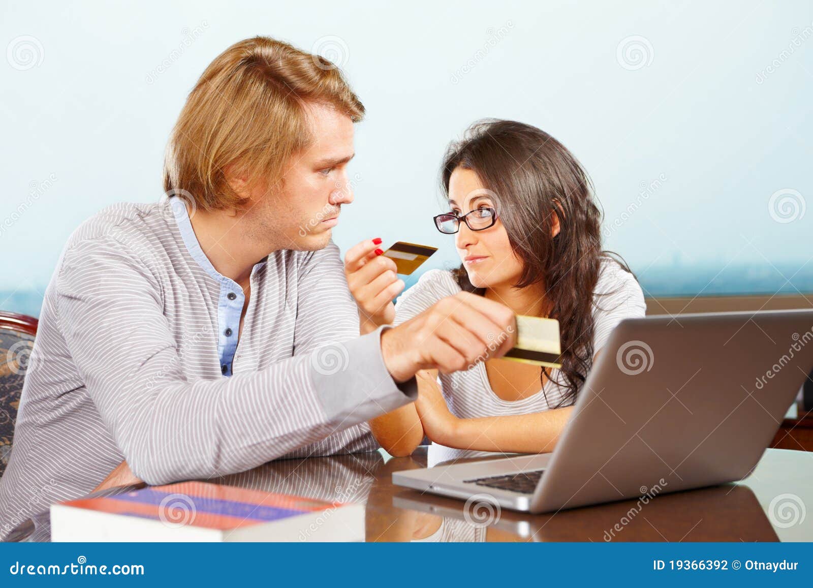 Couple Having Financial Problem Stock Photo - Image of credit ...