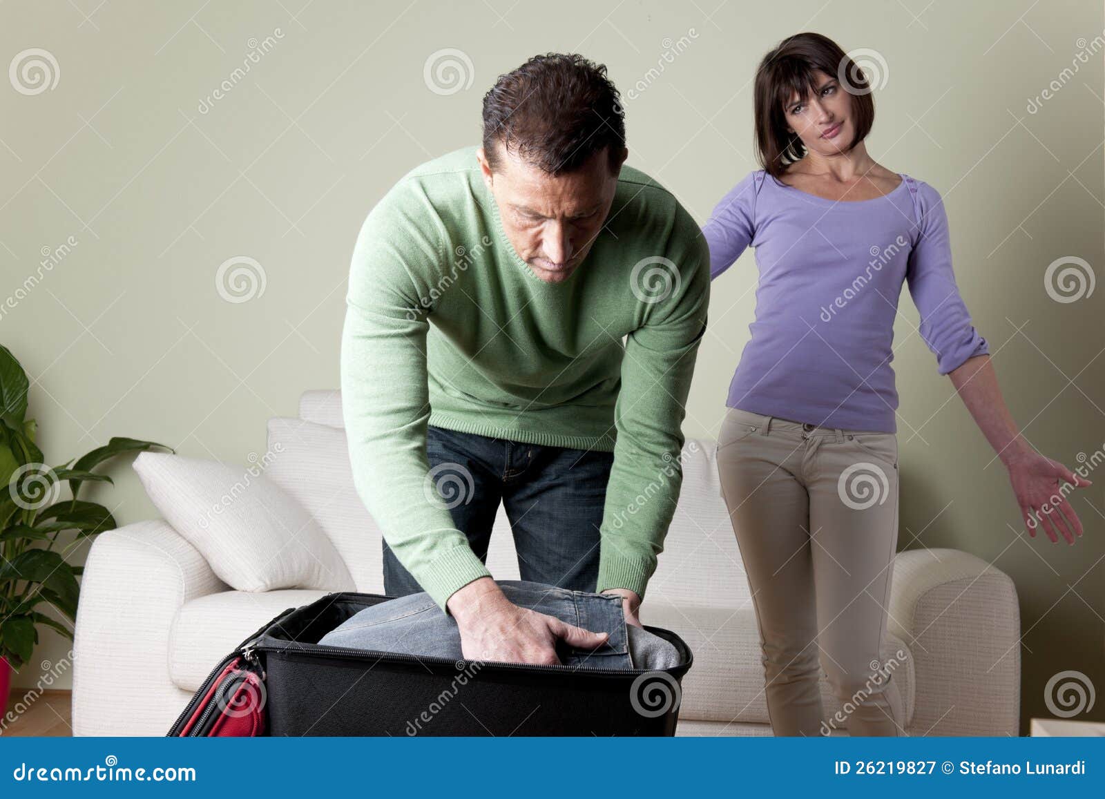 Couple having problems stock image. Image of home, divorce - 26219827
