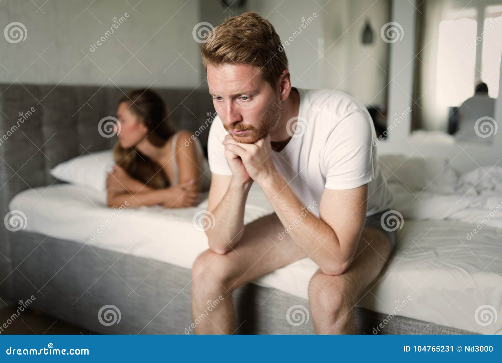 Couple Having Problems in Relationship Stock Image - Image of ...