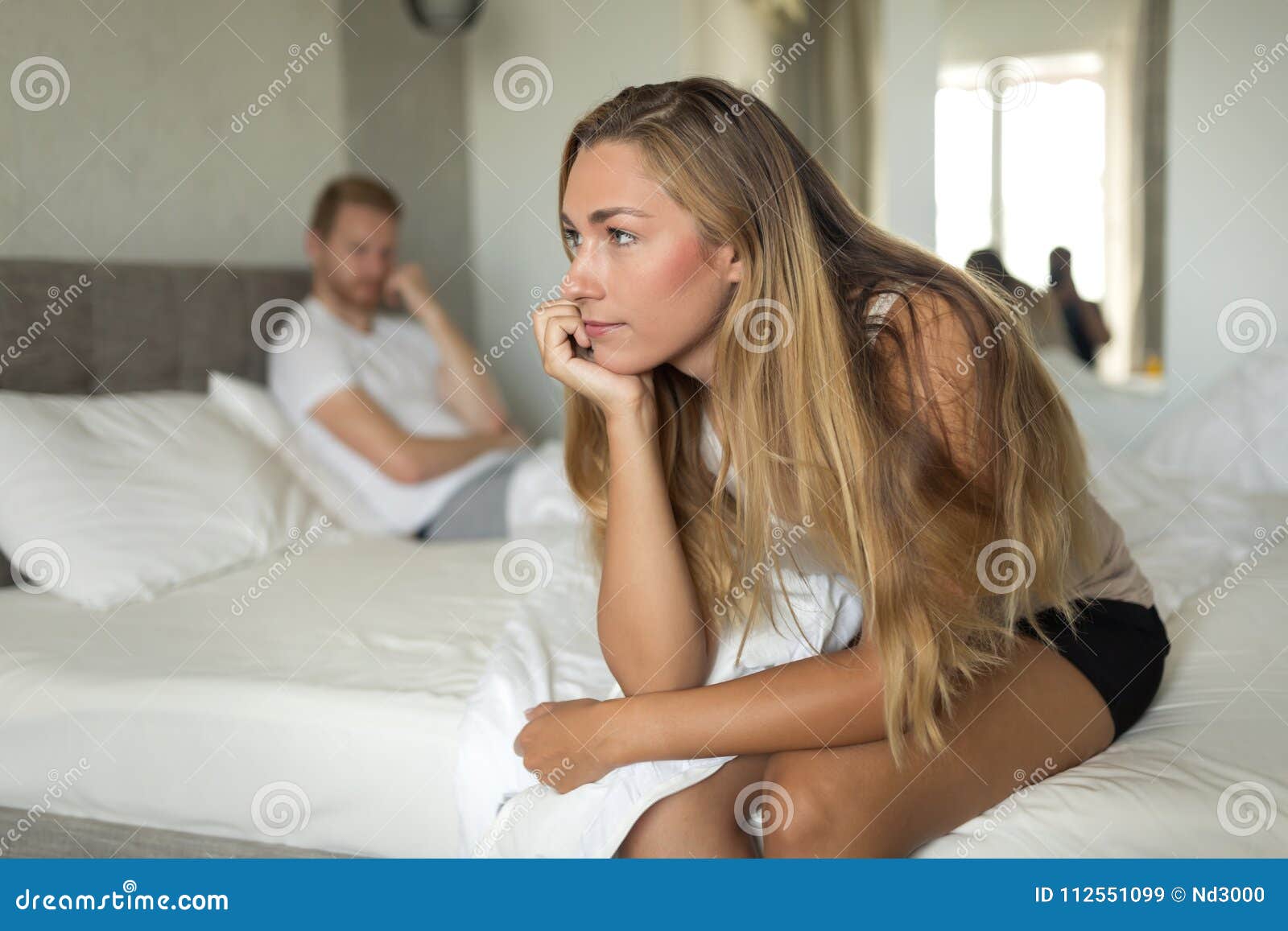 Couple Having Problems in Relationship Stock Image - Image of ...