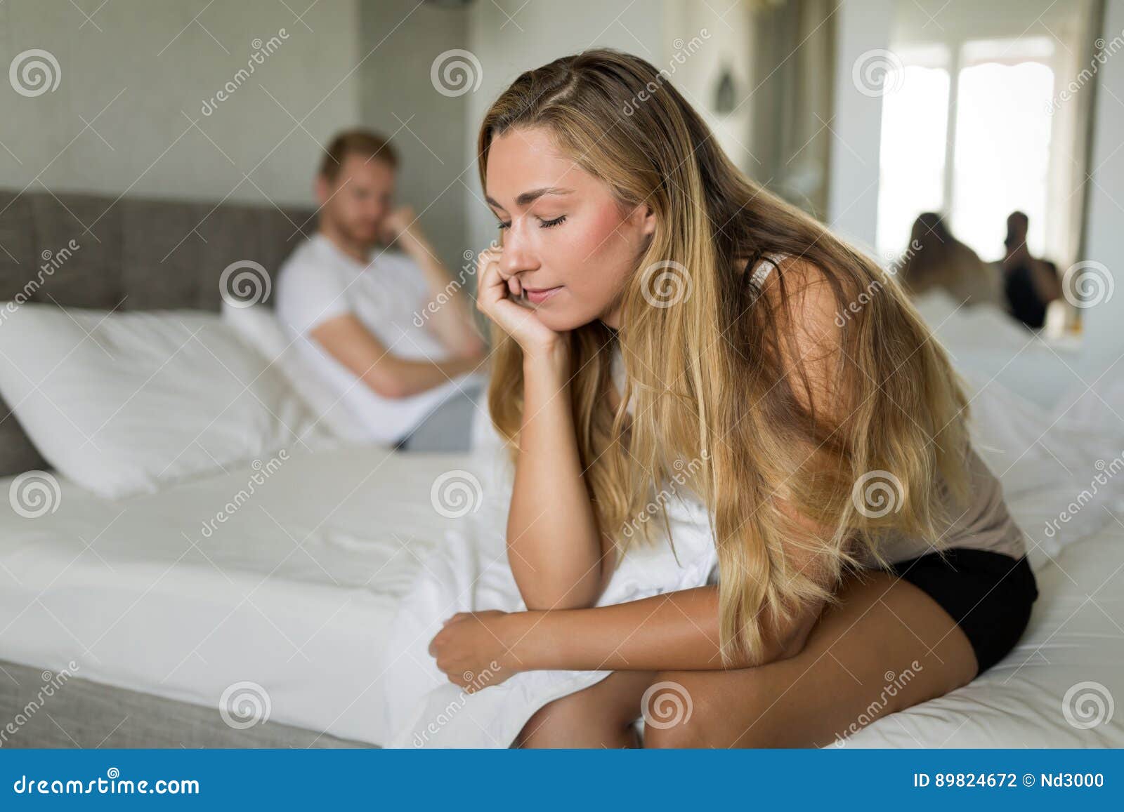 Couple Having Problems in Relationship Stock Photo - Image of home ...