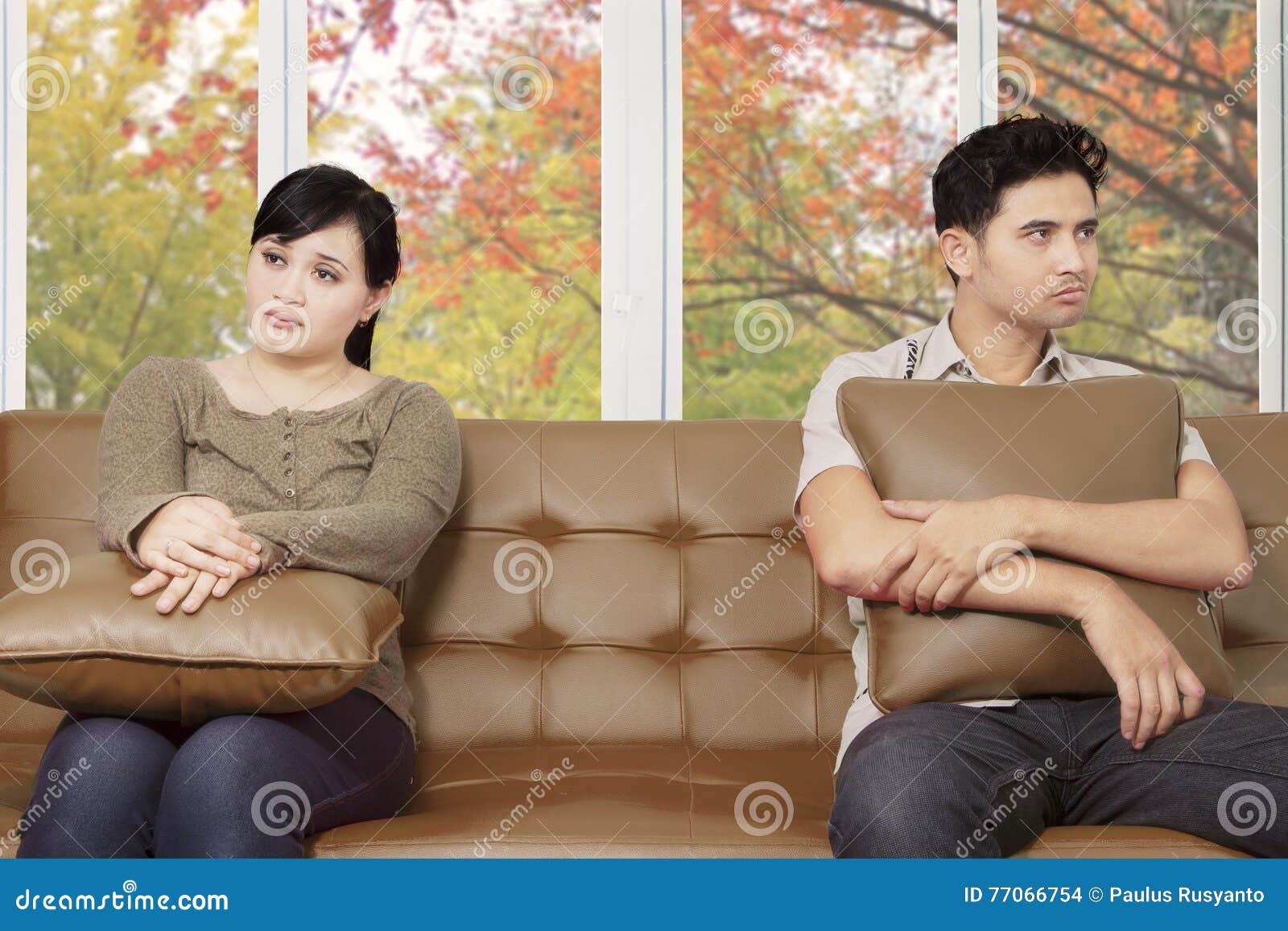 Couple Having Problems in Relationship Stock Photo - Image of holding ...
