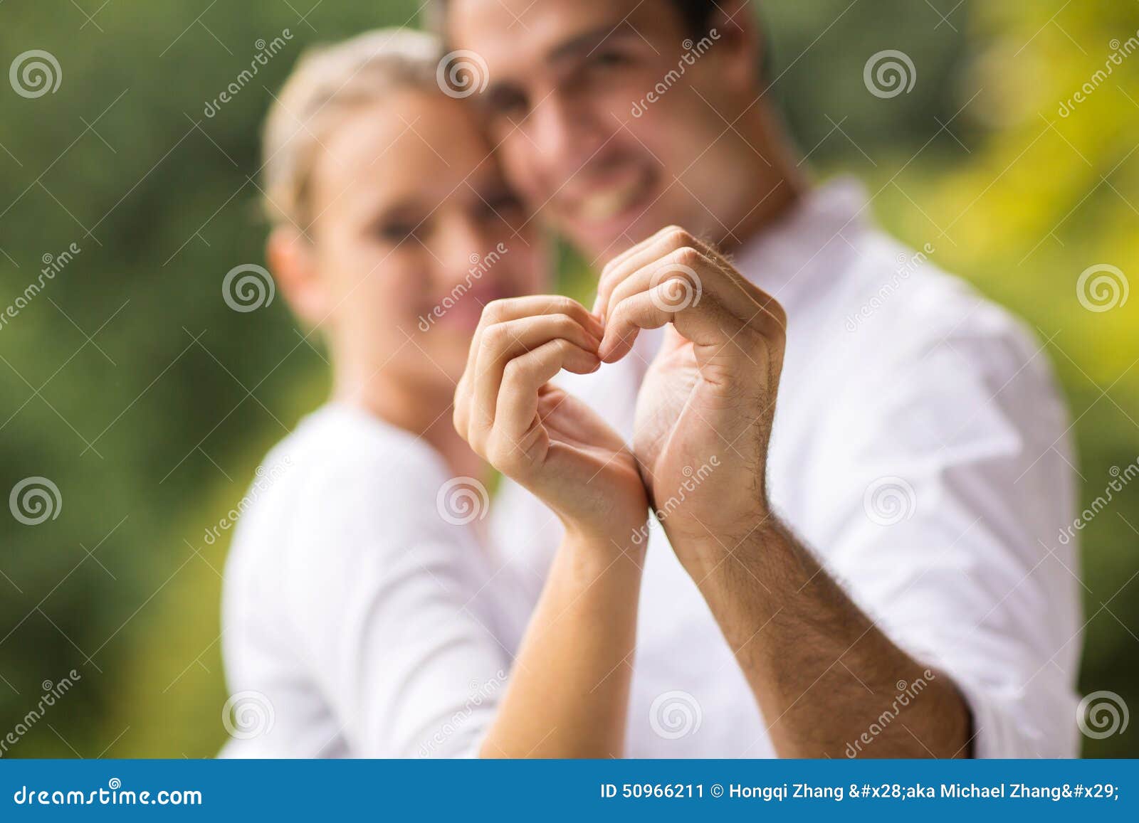 Couple heart hands stock image. Image of carefree, male - 50966211