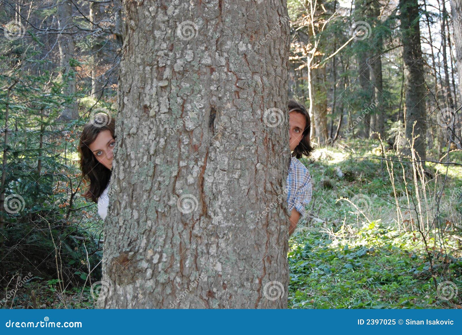 Couple hiding stock image. Image of concept, peaceful - 2397025
