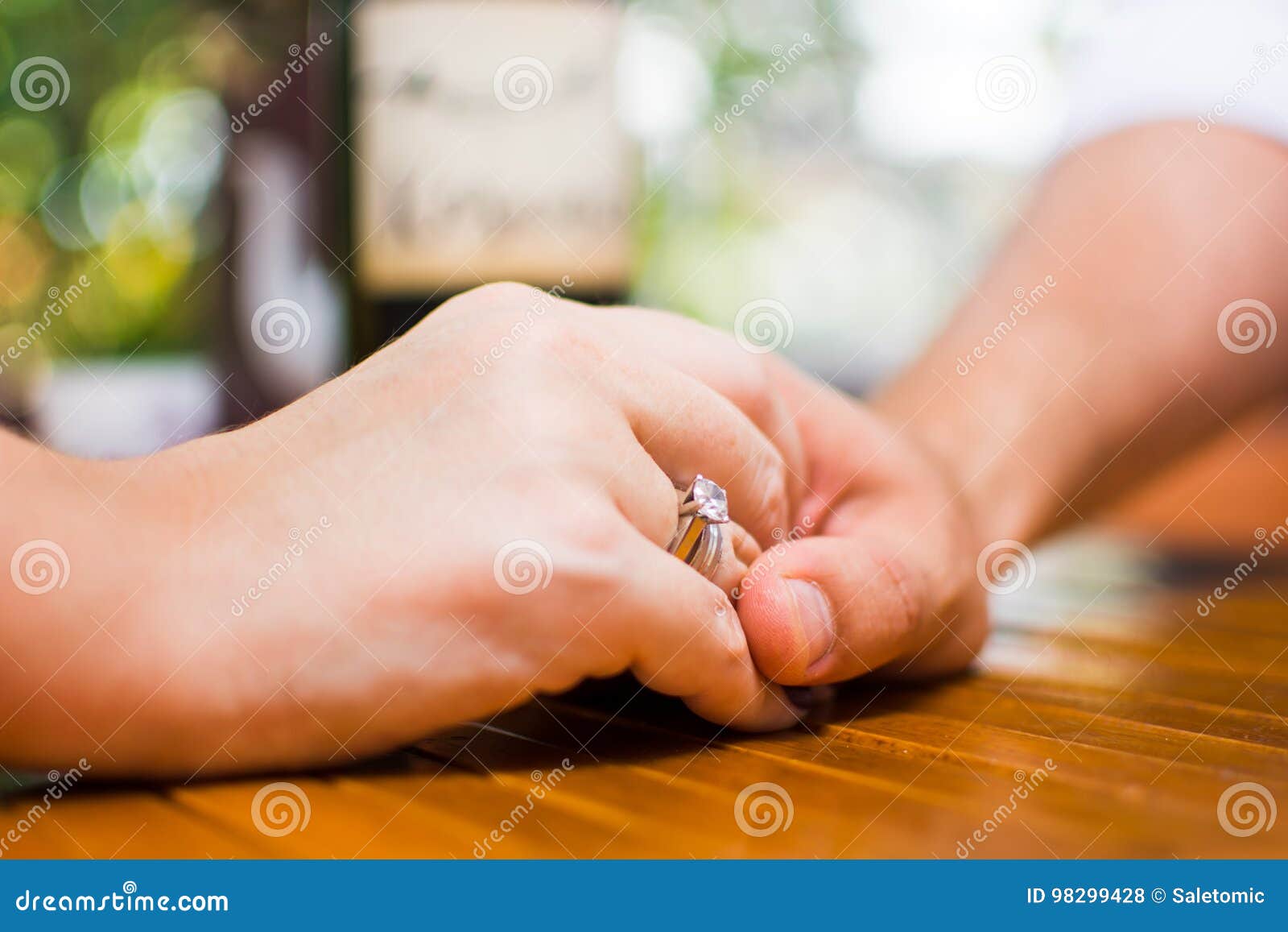 Couple Holding Hands on a Date Stock Photo - Image of hands, husband ...