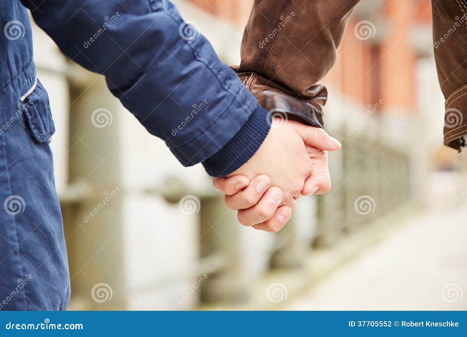 Couple Holding Hands while Walking Stock Photo - Image of hands, couple ...