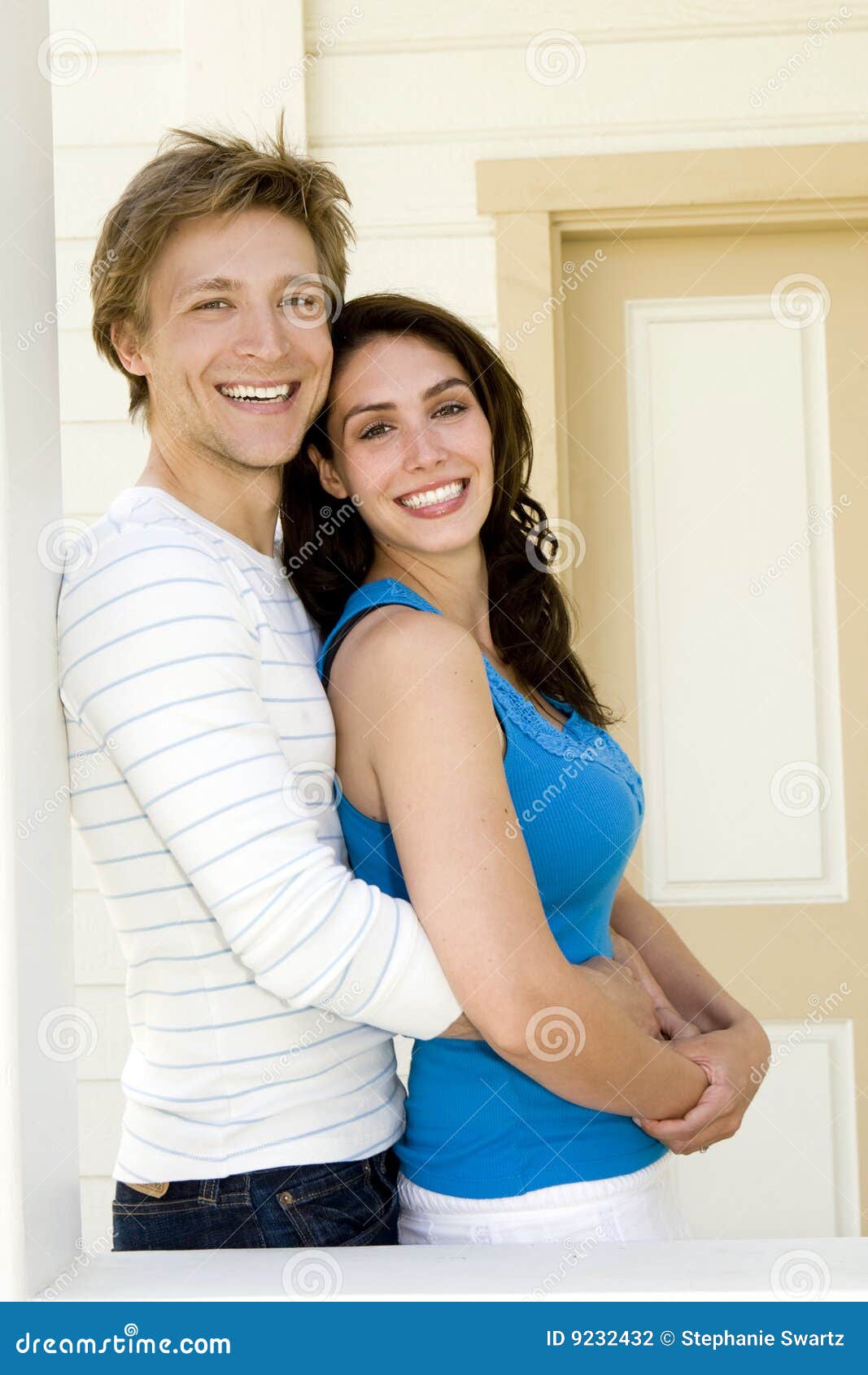 Couple at home stock photo. Image of handsome, hold, beauty - 9232432