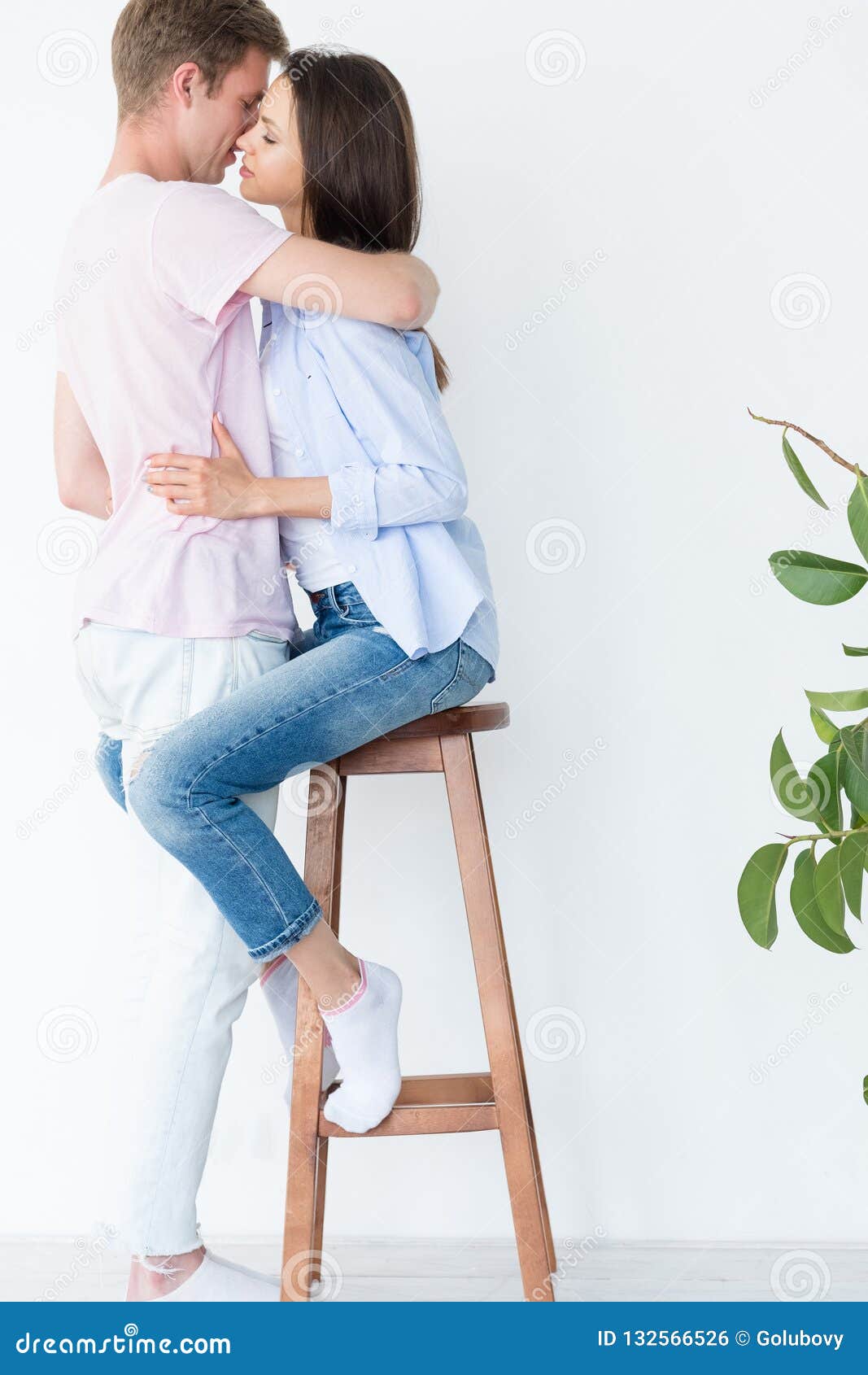 Couple Hug Coo Loving Bond Romantic Relationship Stock Photo - Image of ...