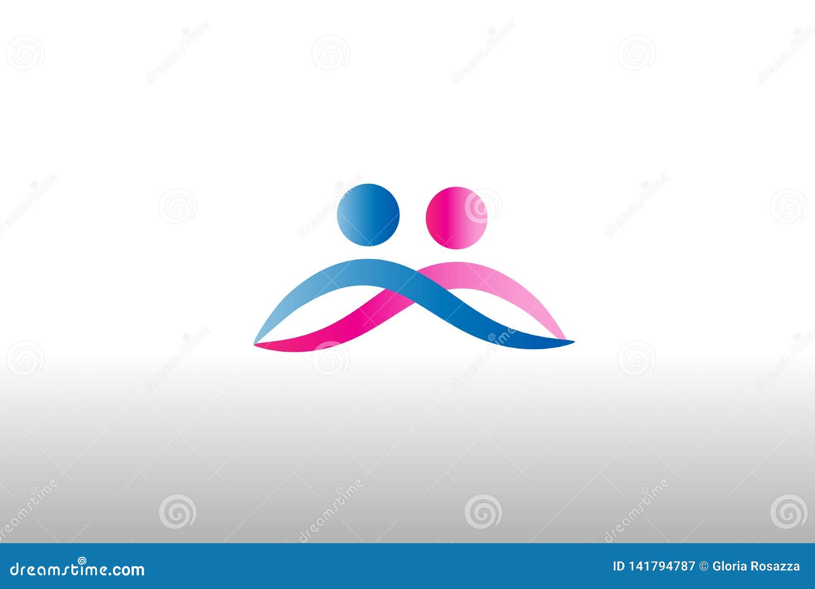 Couple Hug Logo Vector Image Stock Vector - Illustration of compromise ...