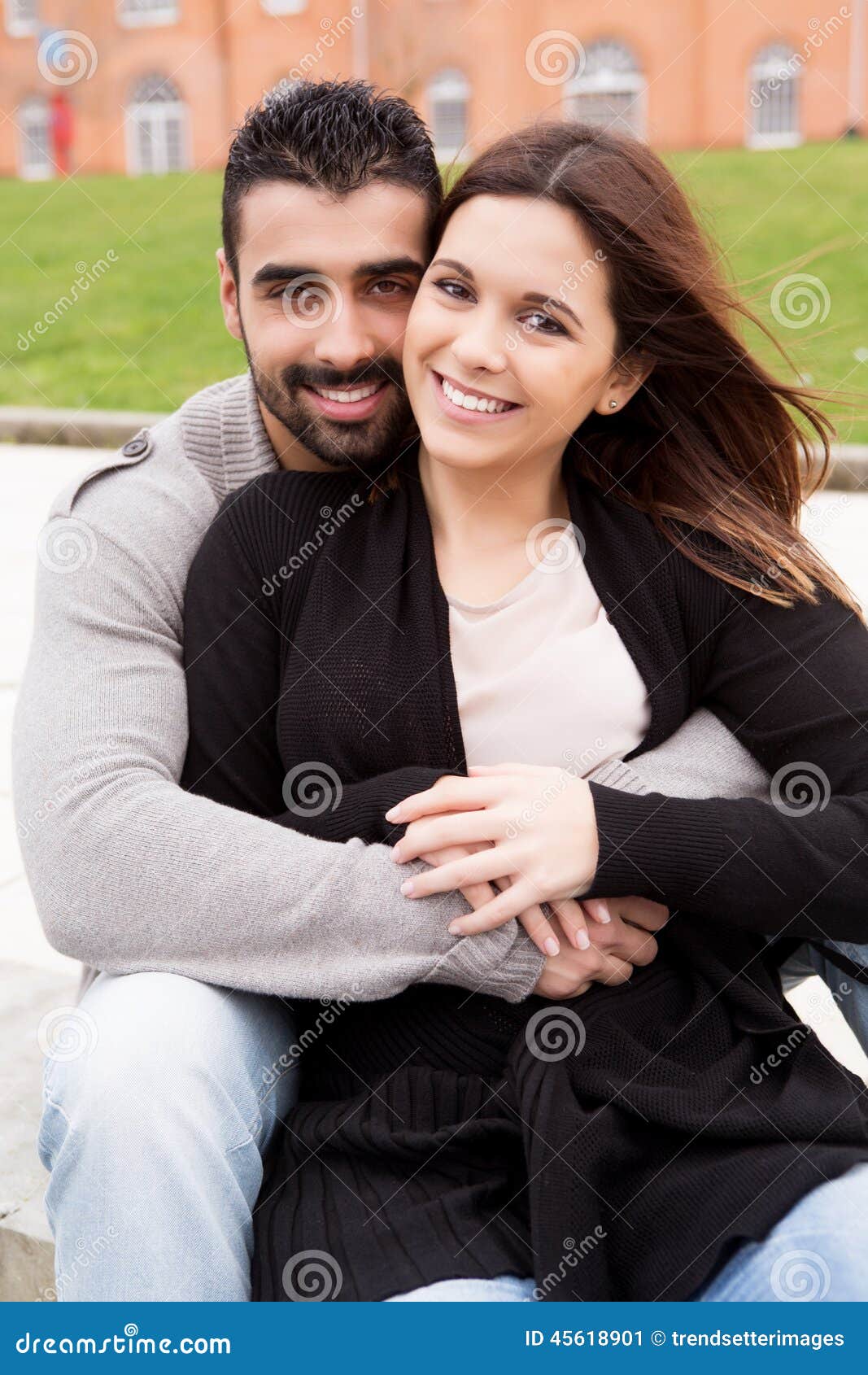 Couple hugging each other stock image. Image of happy - 45618901