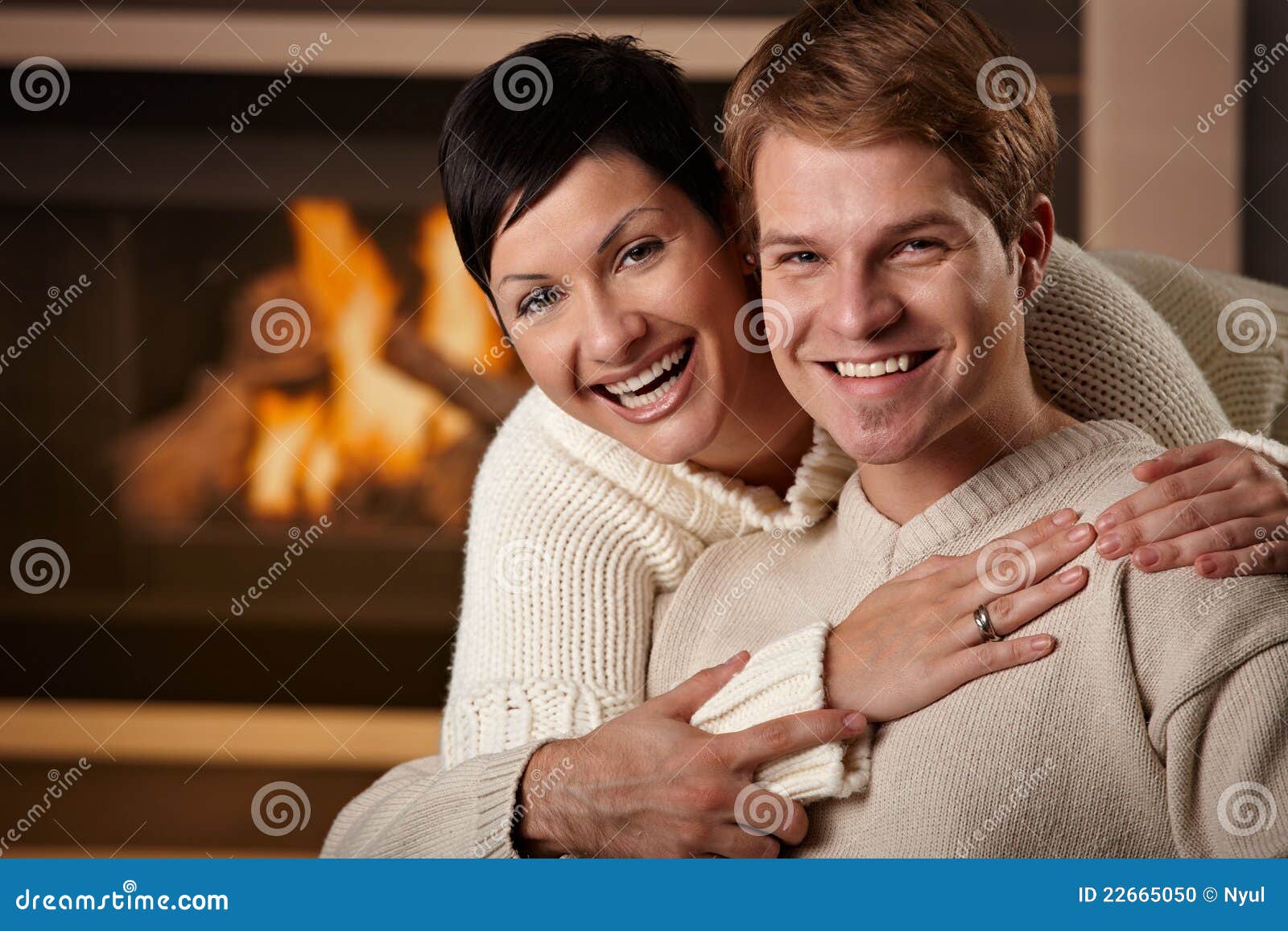 Couple hugging at home stock photo. Image of adults, cuddling - 22665050