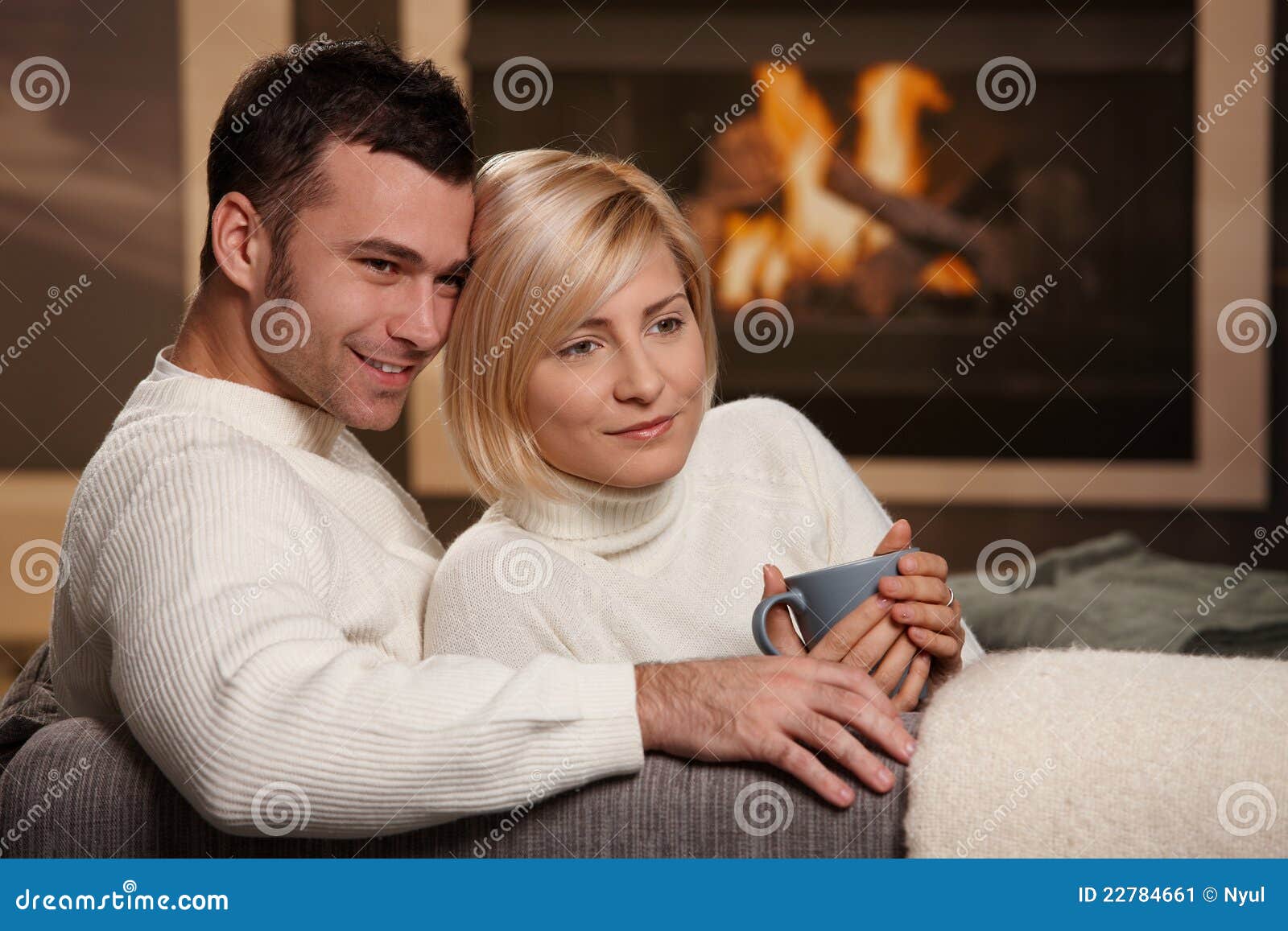 Couple hugging home stock image. Image of boyfriend, female - 22784661