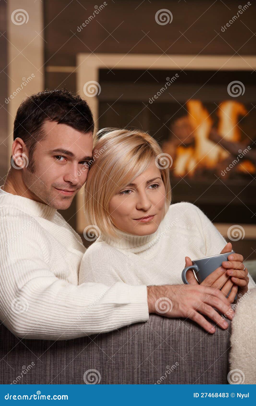 Couple hugging home stock image. Image of caucasian, comfort - 27468483