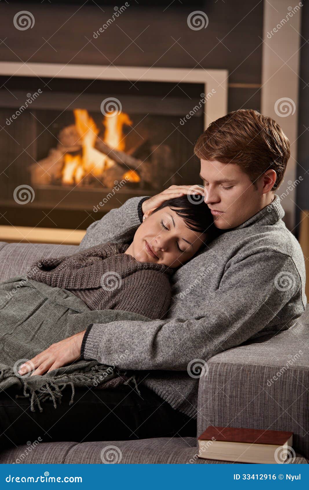 Couple hugging home stock photo. Image of clothing, caucasian - 33412916