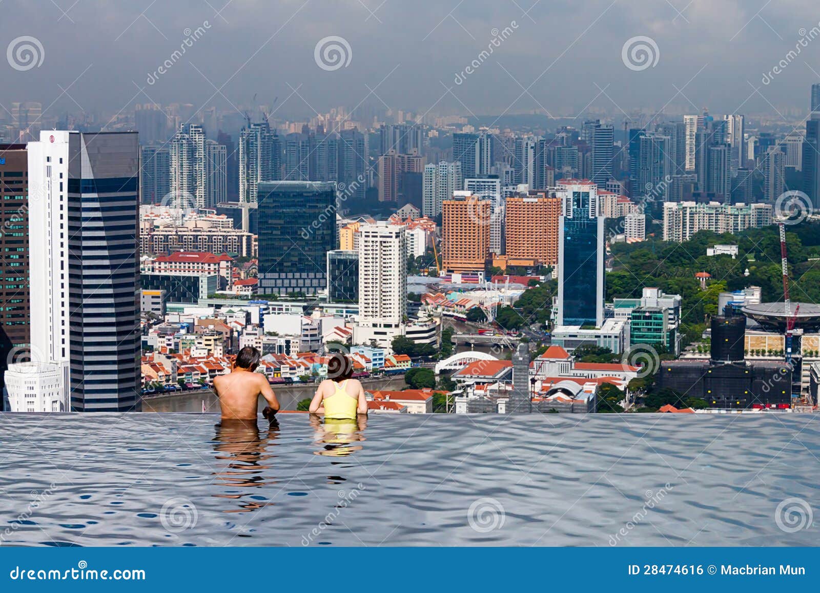 Infinity Pool At Escala Hotel In Tagaytay City, Philippines Editorial ...