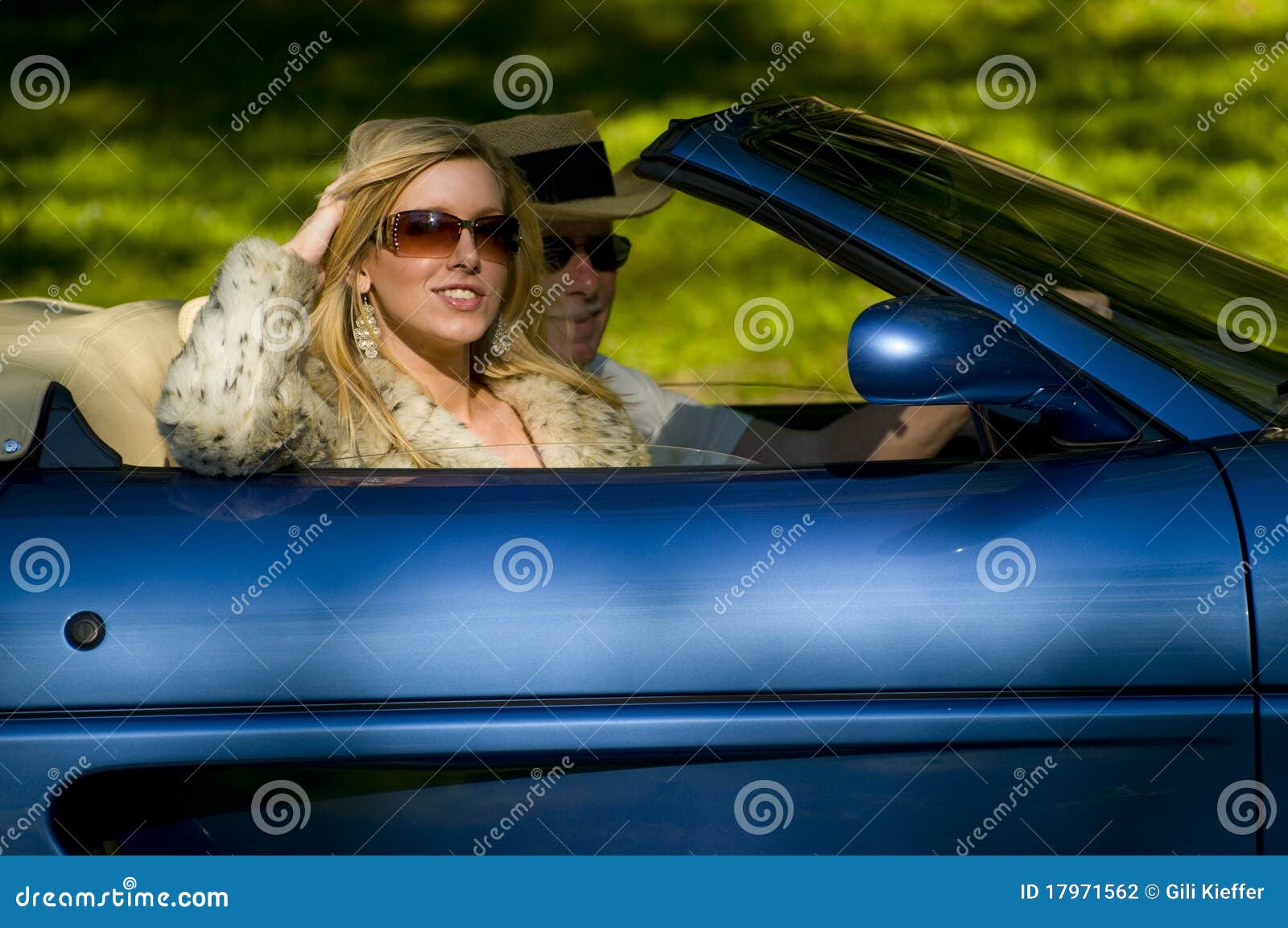 Couple joy ride stock photo. Image of senior, adult, driving - 17971562