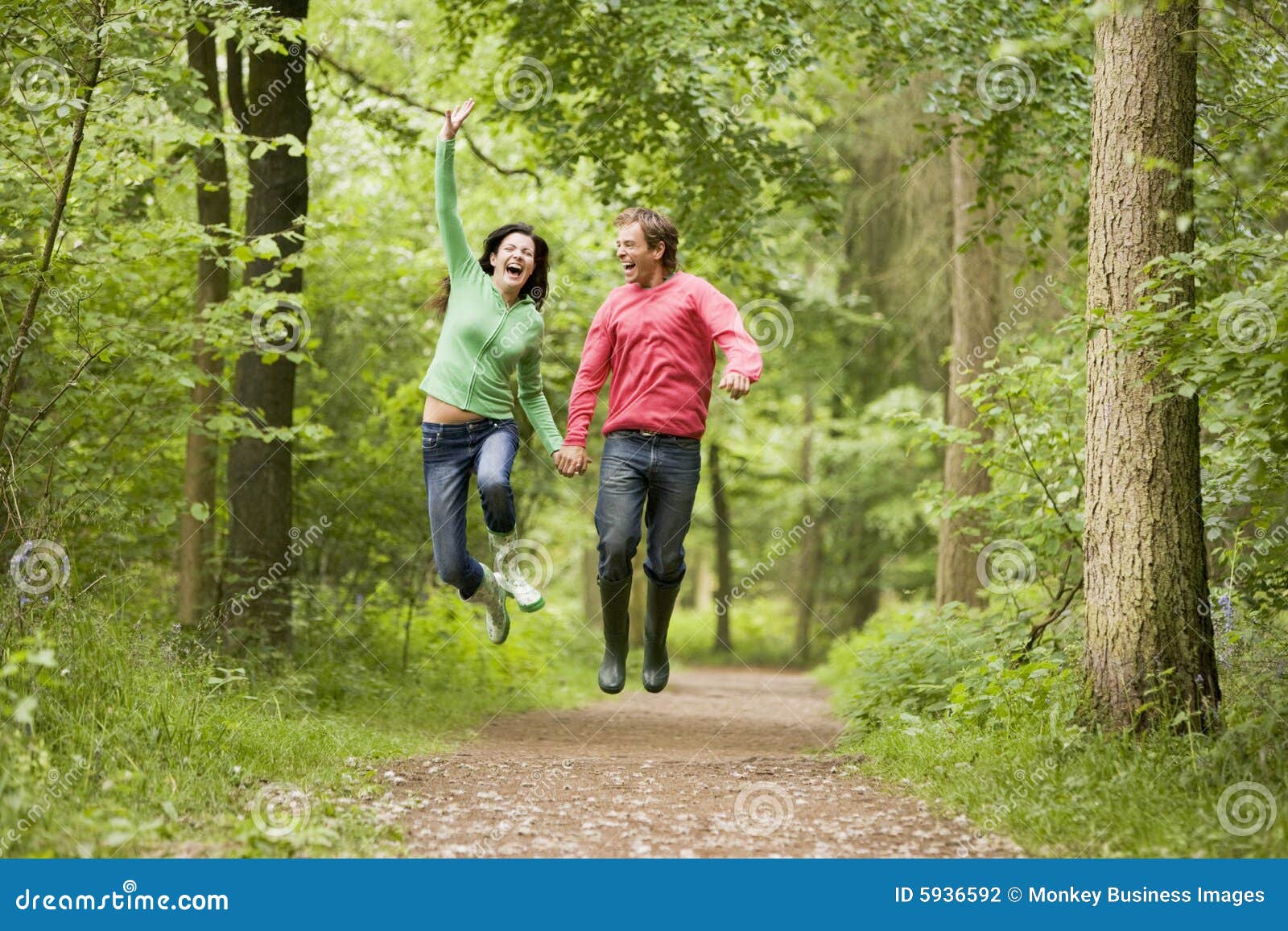 Couple Of Jumping Spiders Below A Cicada Exuvia Stock Photo ...