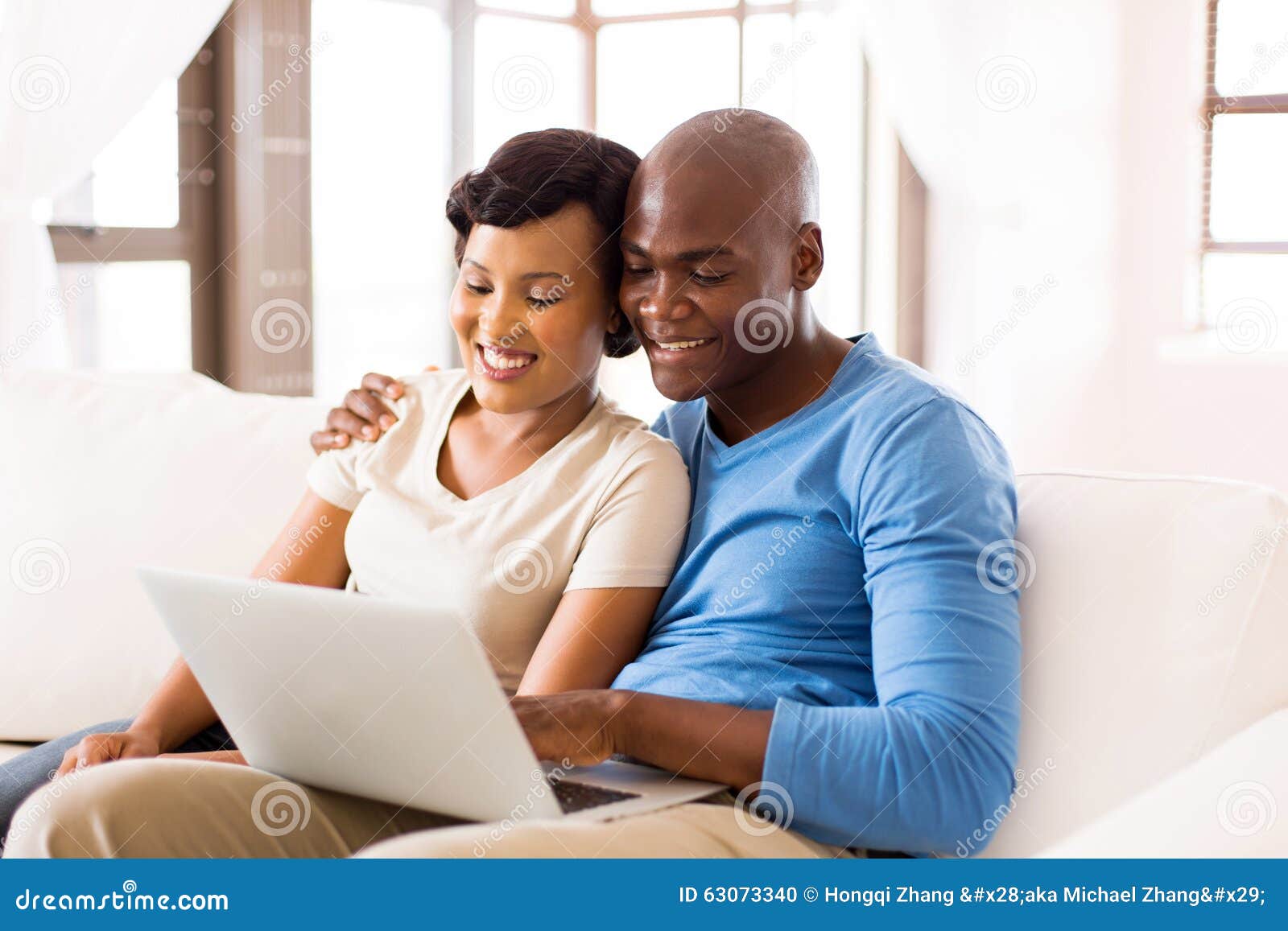 Couple laptop computer stock photo. Image of black, indoors - 63073340