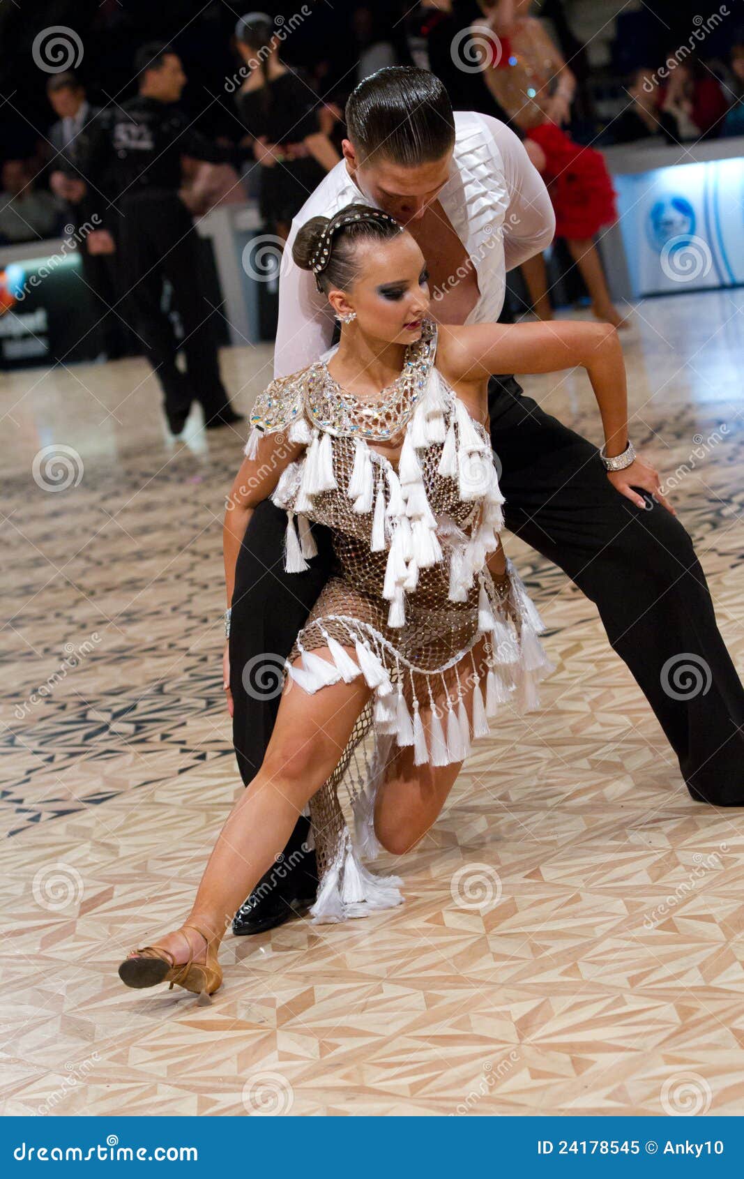 Couple in Latin Dance Competition Editorial Image - Image of feeling ...