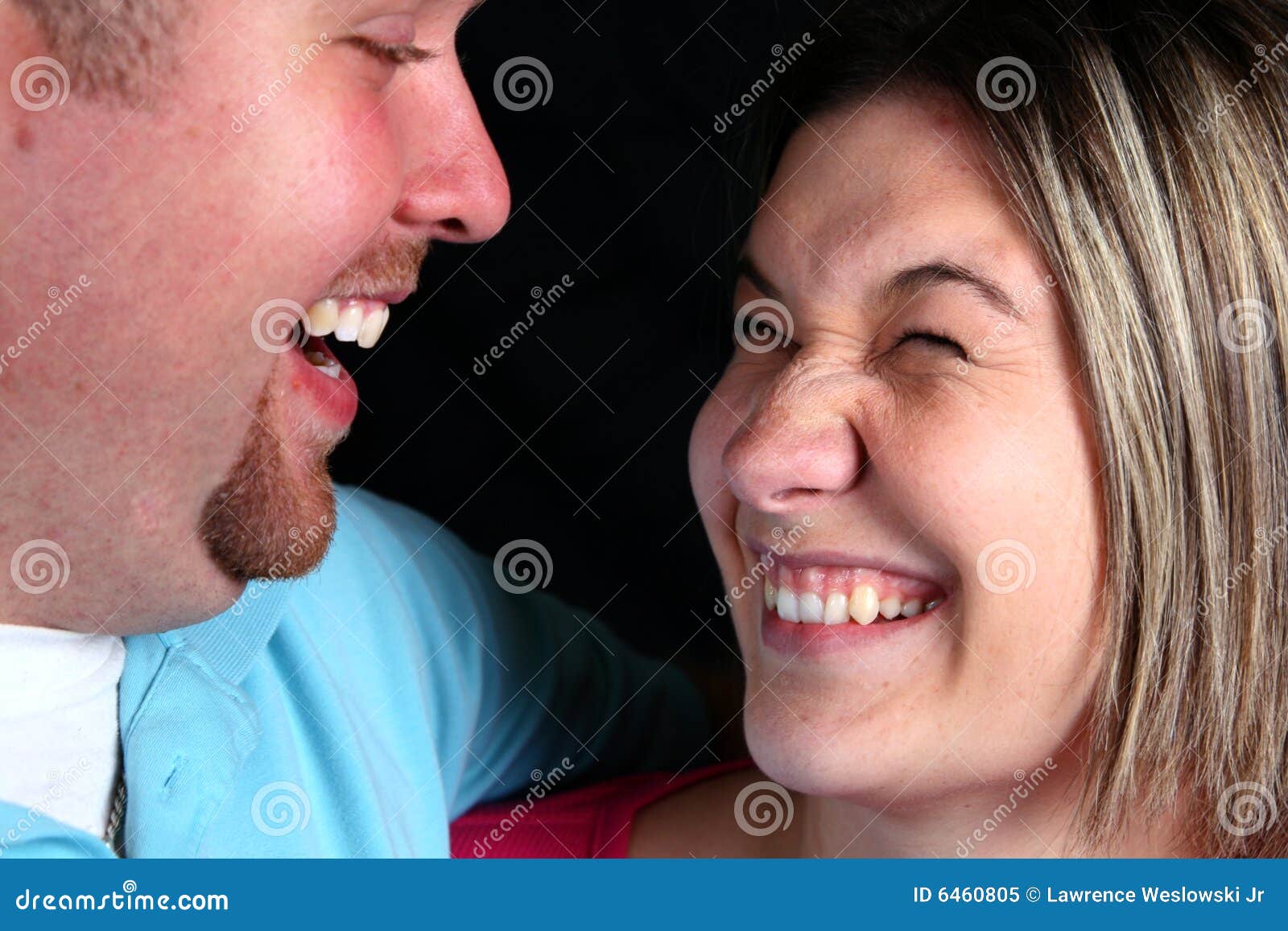 Couple Laughing and Playing Stock Image - Image of couple, female: 6460805