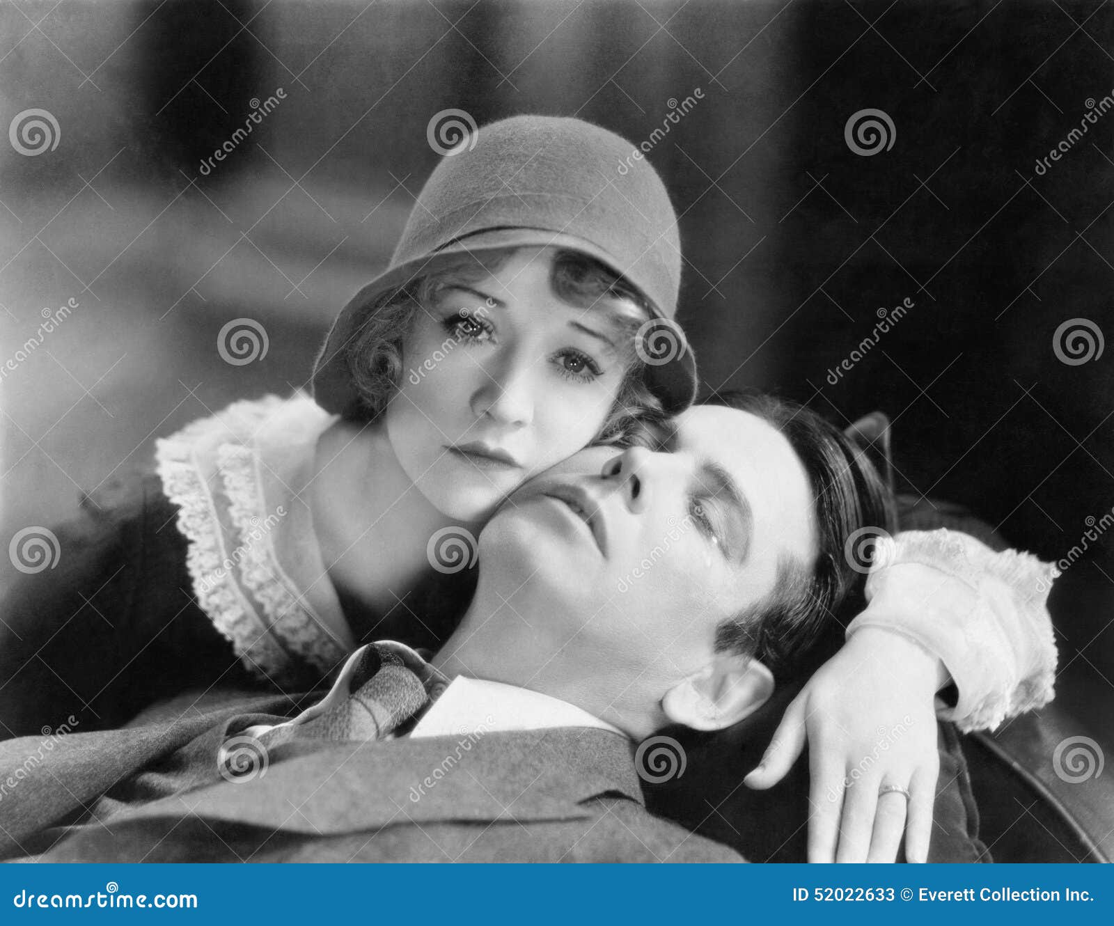 Couple Leaning on Each Other and Crying Stock Image - Image of ...