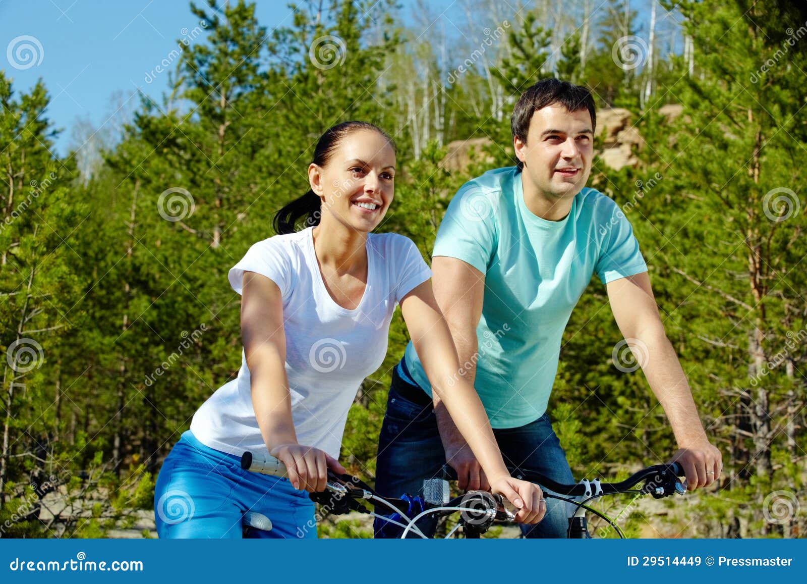 Couple at leisure stock image. Image of active, attractive - 29514449