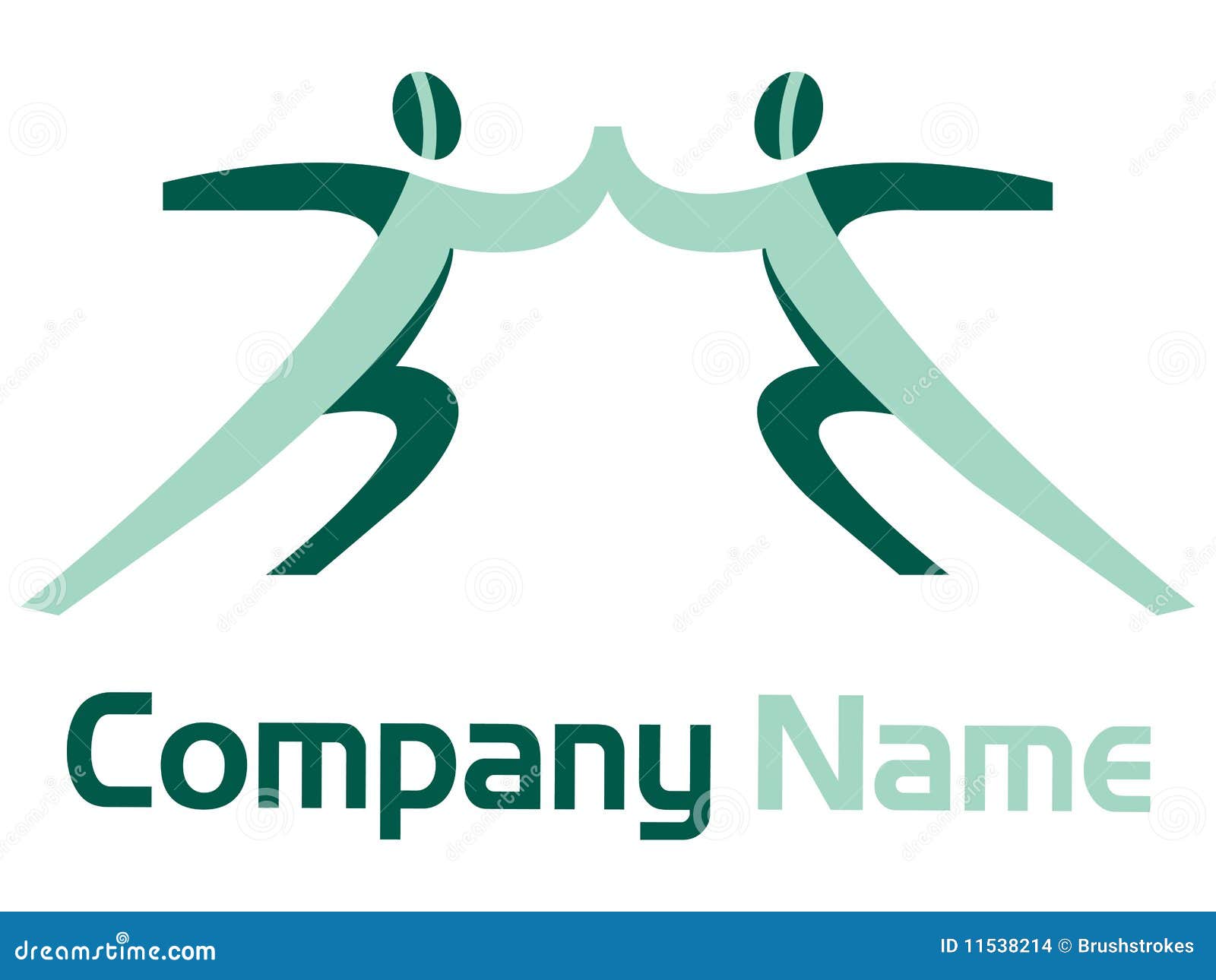 Couple logo stock illustration. Illustration of cheerful - 11538214
